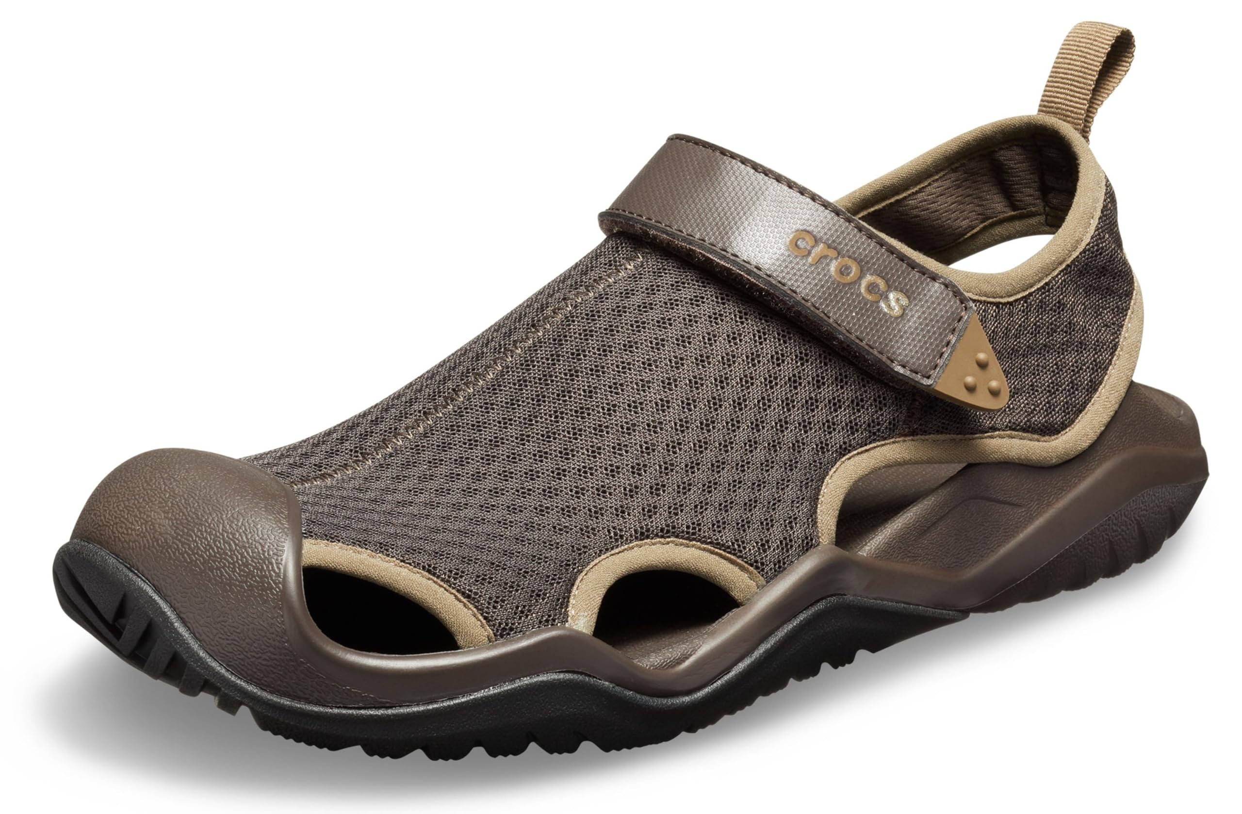 Snapklik.com : Crocs Mens Swiftwater Mesh Deck Sandals