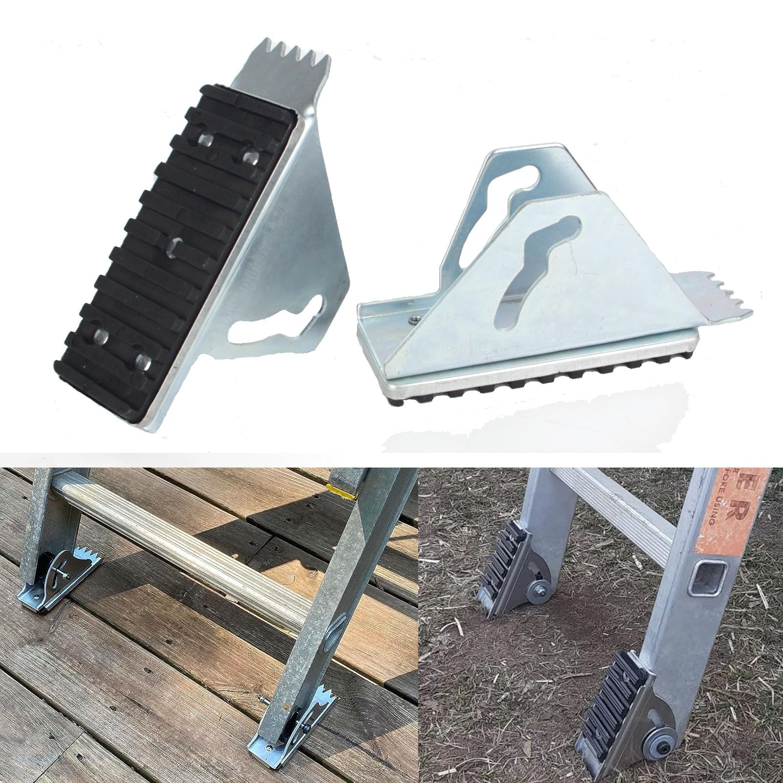 Ladder Feet, Ladder Shoes, 2-Pack Shoe Kit for Extension Ladder Feet ...