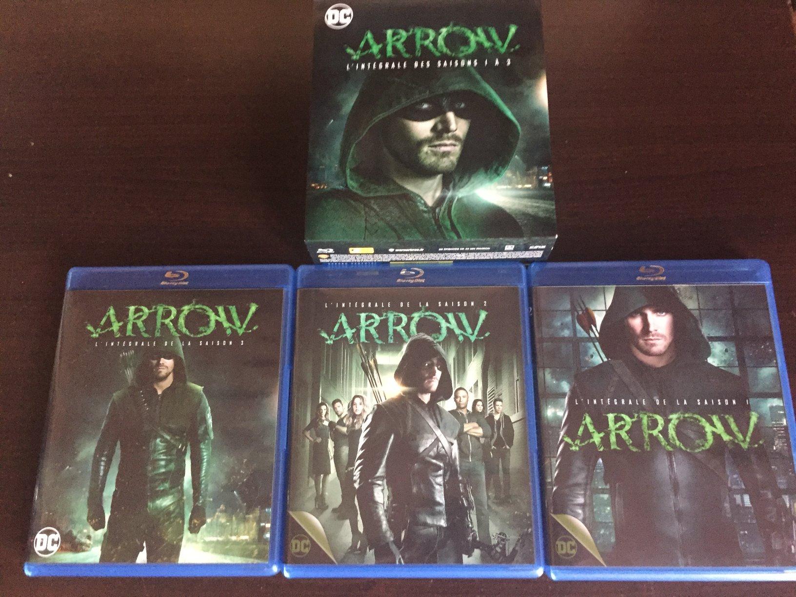 Coffret Arrow, Saisons 1 à 3: DVD et Blu-ray : Amazon.fr