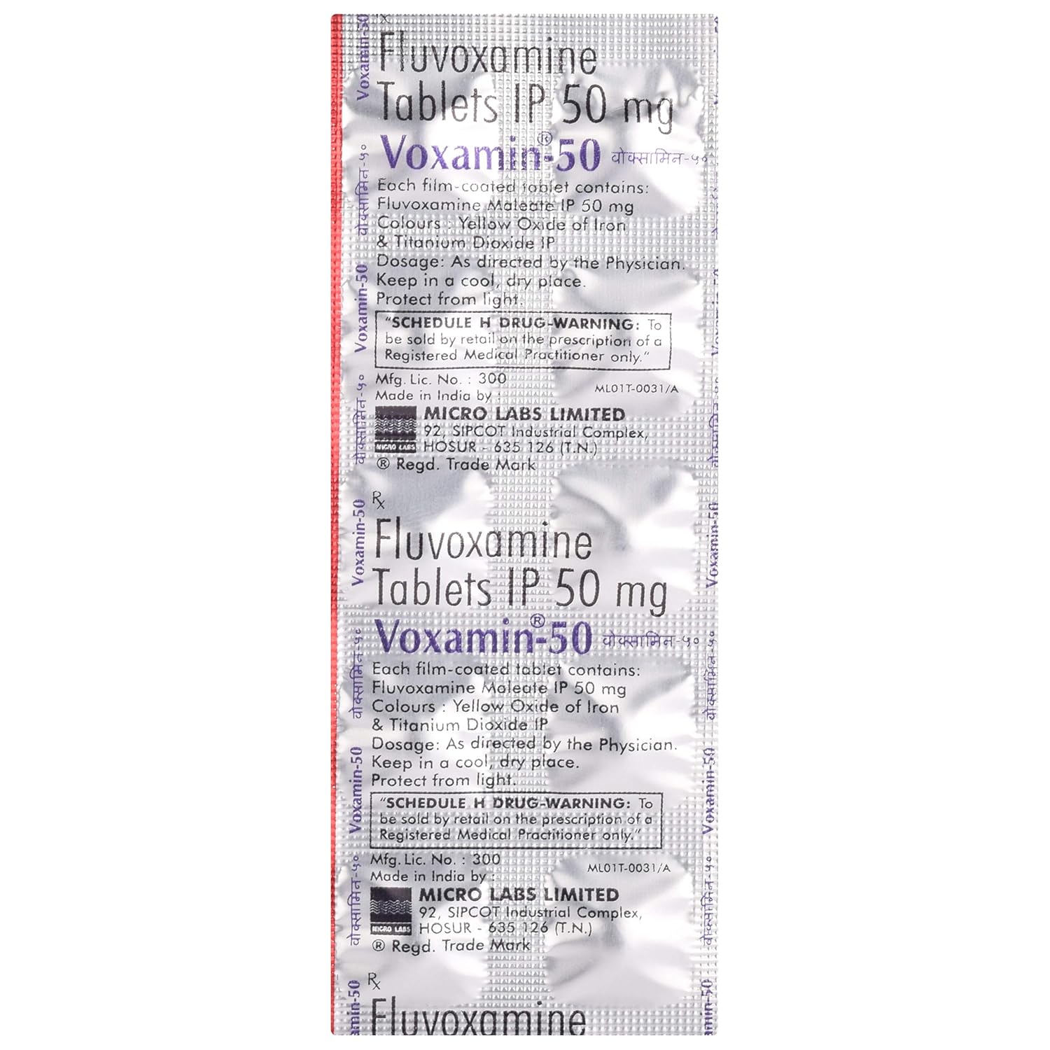 Voxamin-50 - Strip of 10 Tablets : Amazon.in: Health & Personal Care