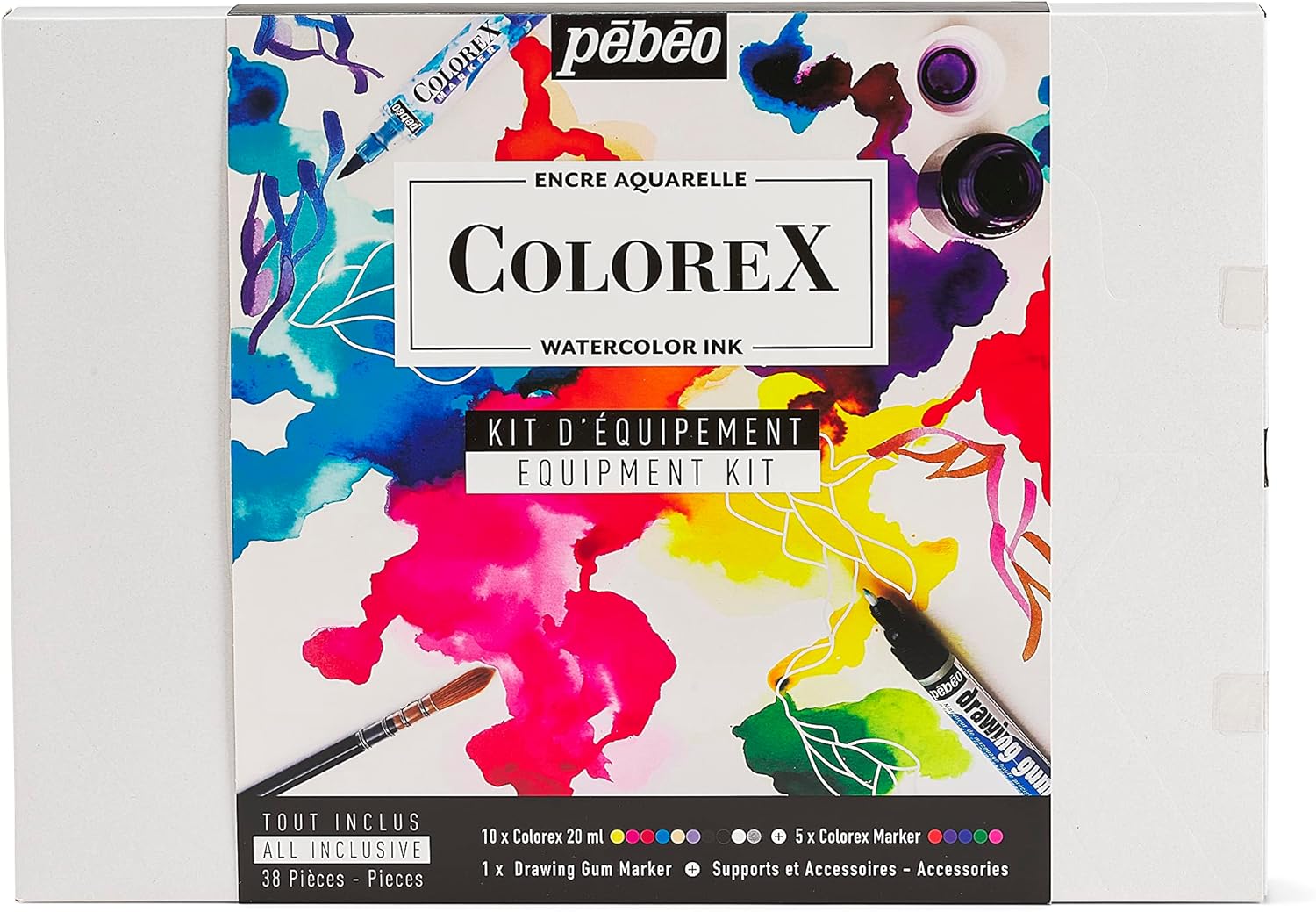 PEBEO - Coffret Colorex - Kit de Dessin & Illustration Colorex ...