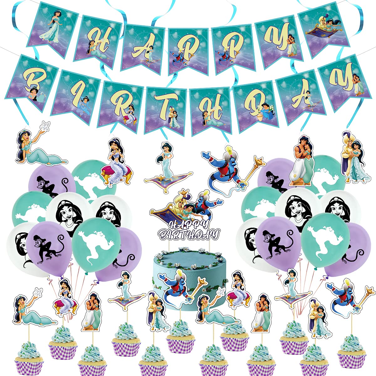 Aladdin Party Backdrop