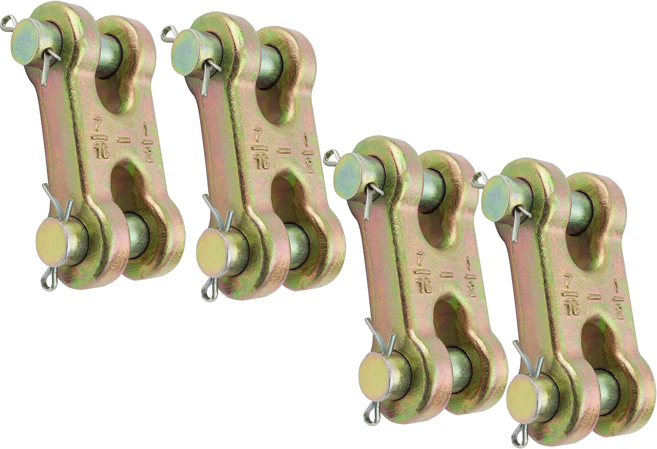 Amazon.com: Gripon (Pack of 2) 3/8" x 35" Grade 70 Tow Safety Chains ...