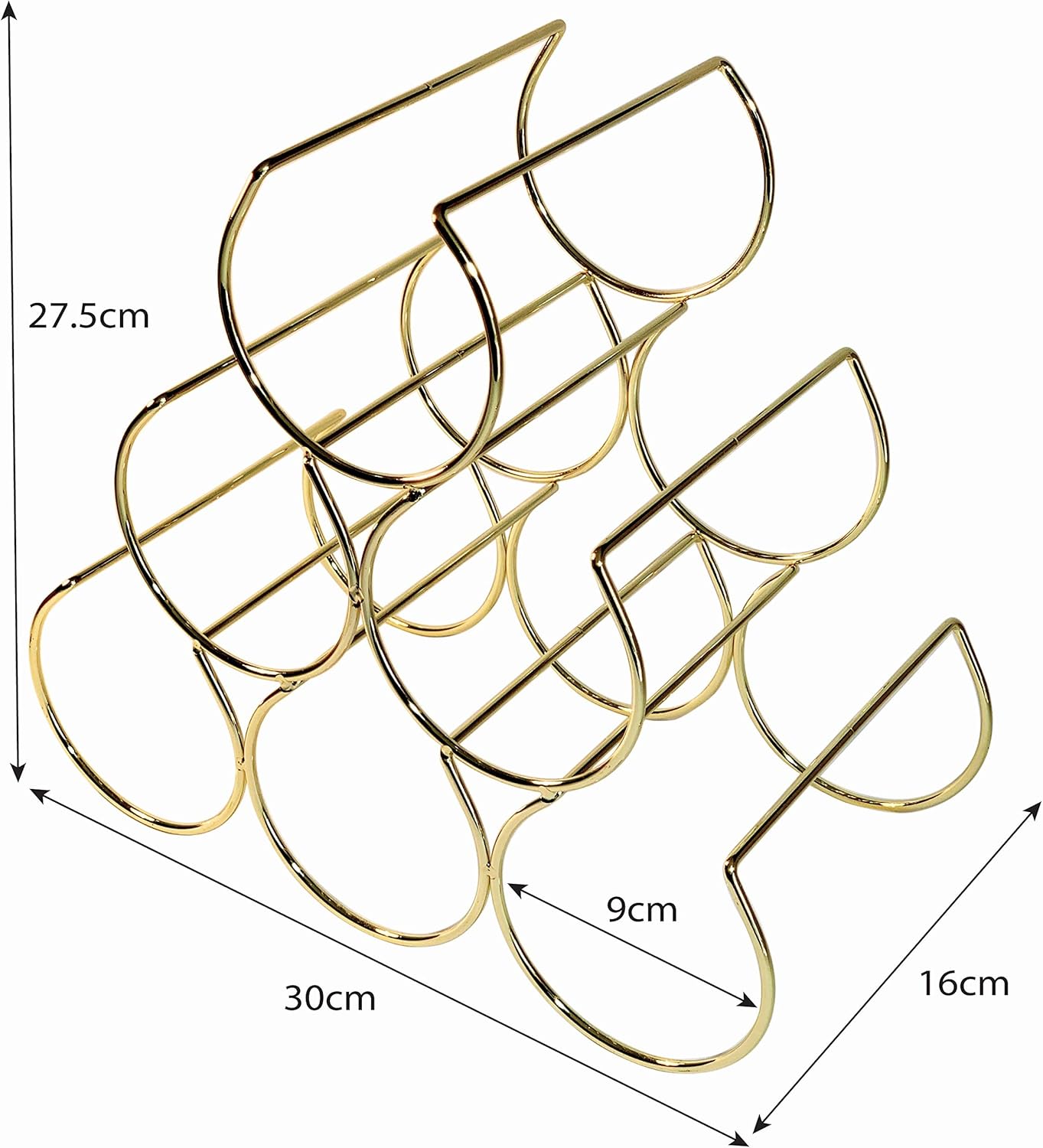 Wine Rack – Wire Wine Rack – Bar Cart Decor – Bar Cart Accessories ...