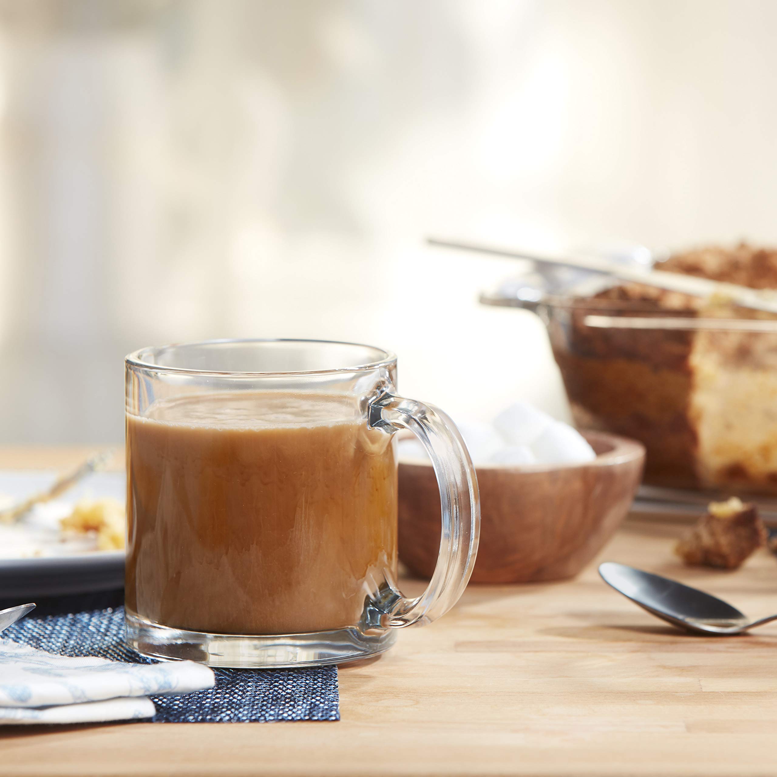 Snapklik.com : Robusta 8-piece Glass Coffee Mug Set