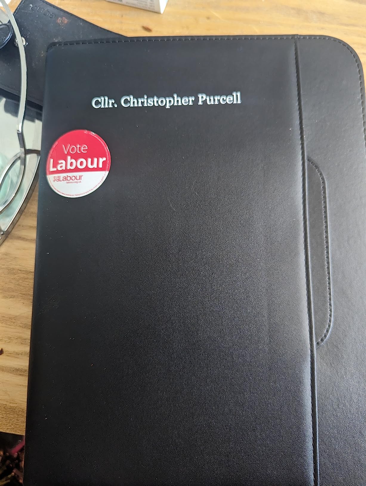 Arpan Personalised Text A4 Zipped Conference Folder Executive Portfolio ...