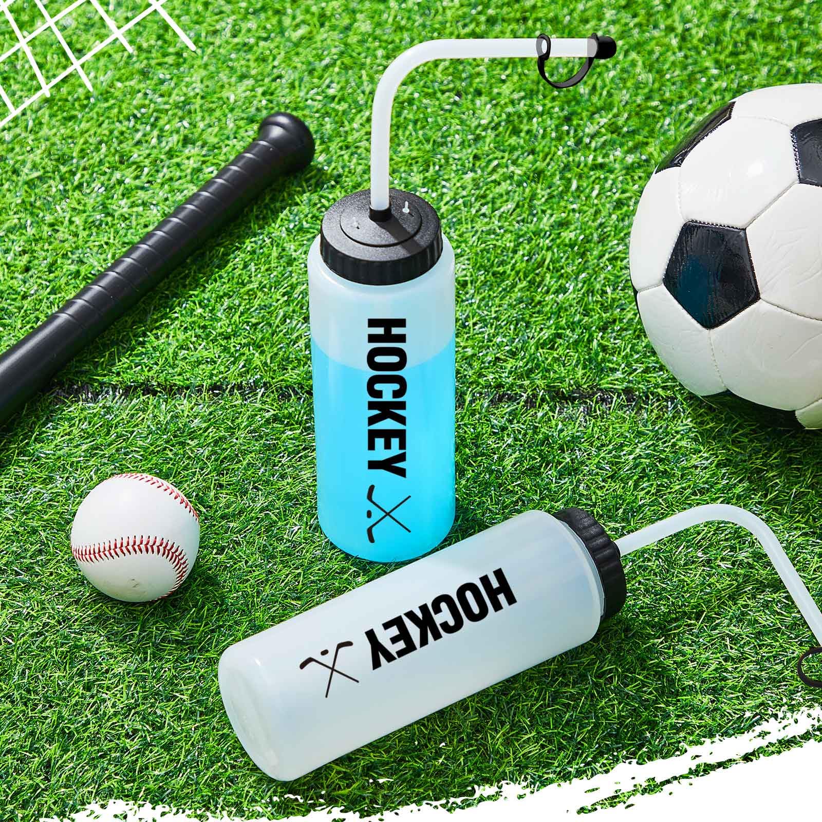 Snapklik.com : Domensi 4 Pack 1 Liter Sports Water Bottle W/Long Straw ...