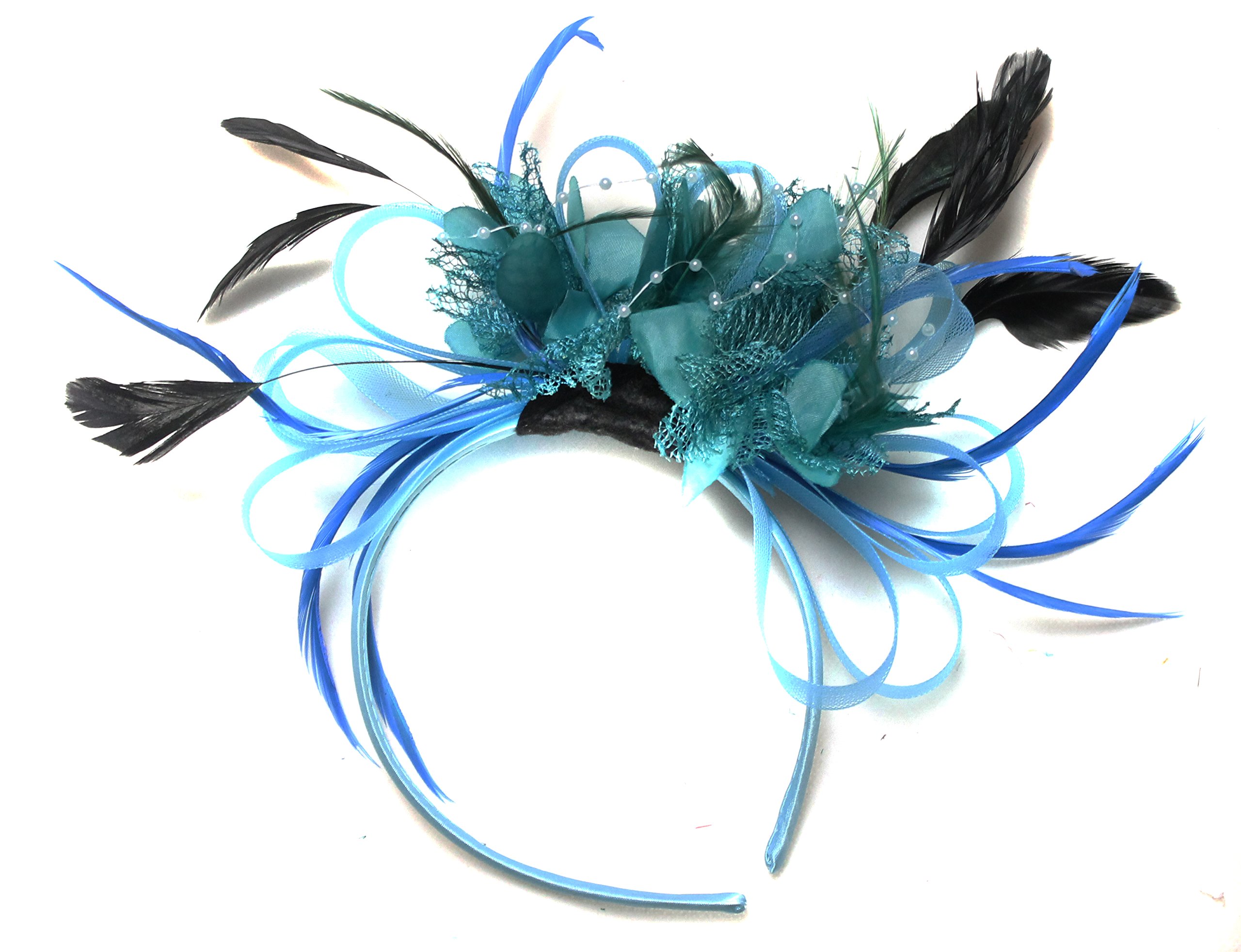 Aqua Fascinator Wedding