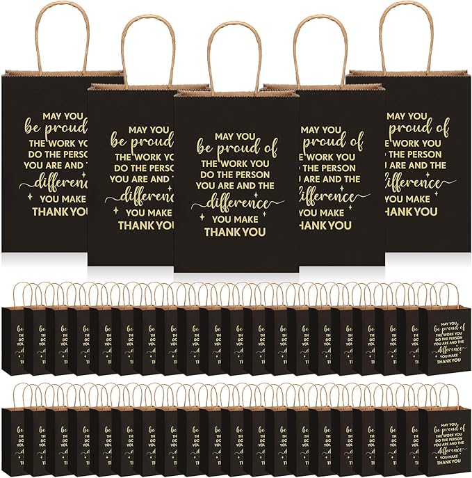Amazon.com: ReliThick 100 Pcs Employee Appreciation Gifts Bags Bulk ...