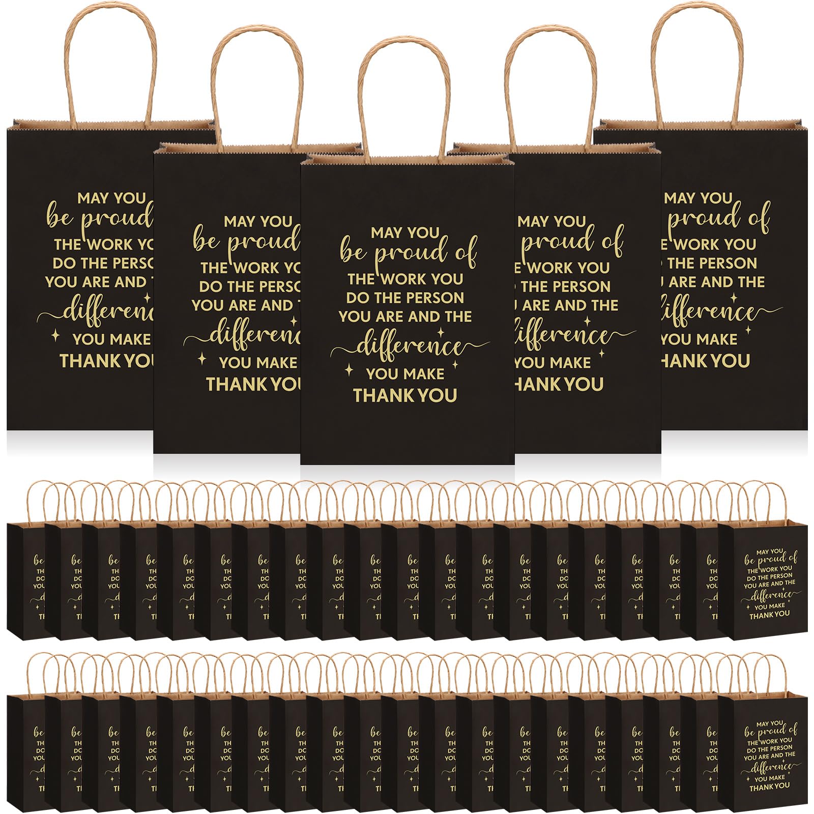 Amazon.com: ReliThick 100 Pcs Employee Appreciation Gifts Bags ...