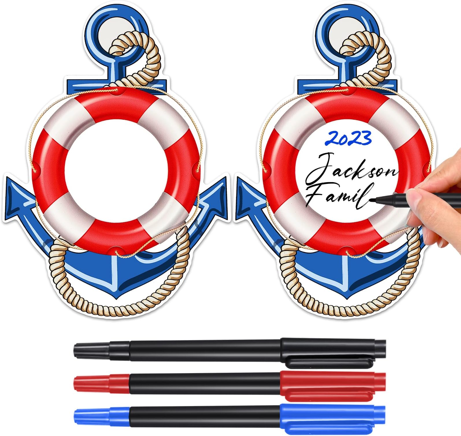 Amazon.com: Sabary 2 Pcs Anchor Cruise Door Magnets for Cruise Ship ...