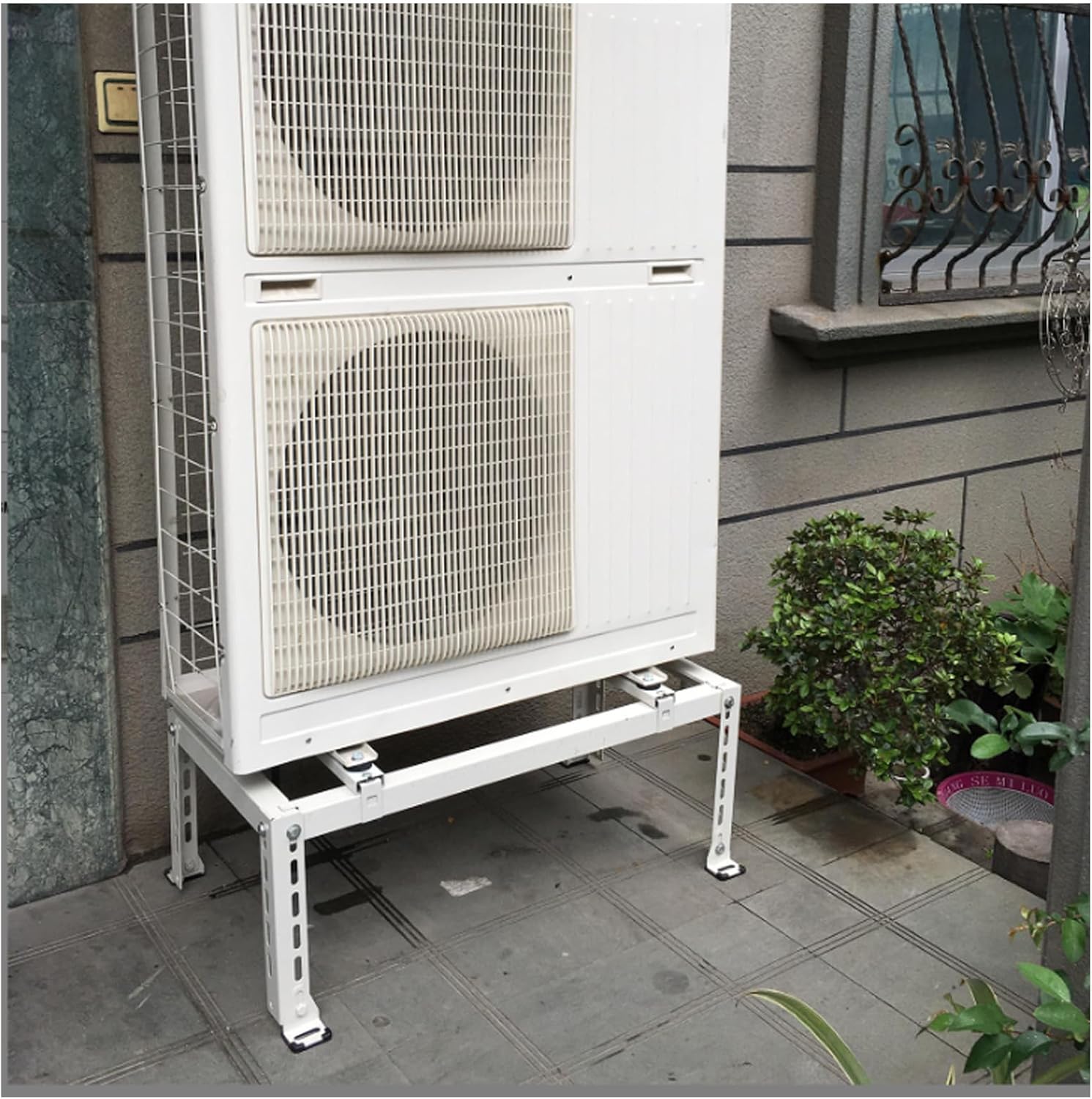 Amazon.com: Air Conditioner Support Bracket, Galvanized Steel Condenser ...