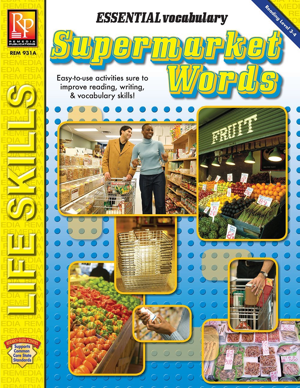 Essential Vocabulary: Supermarket Words | Reproducible Activity Book ...