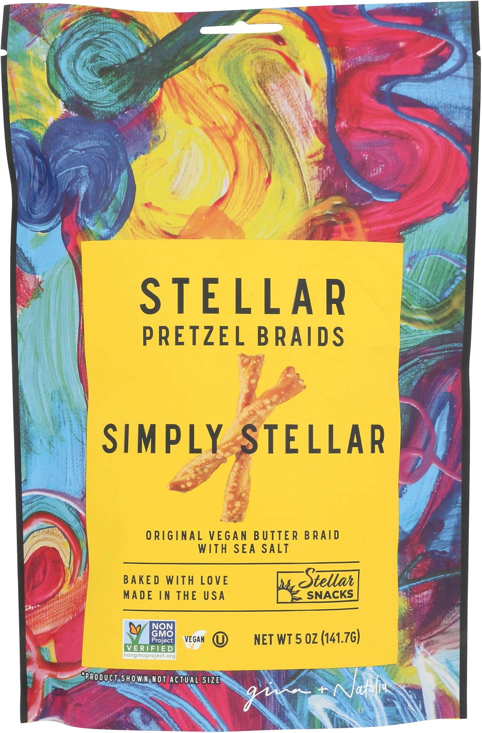 Amazon.com: Stellar Braids Simply Stellar Pretzel Braids, 5 OZ : Grocery & Gourmet Food