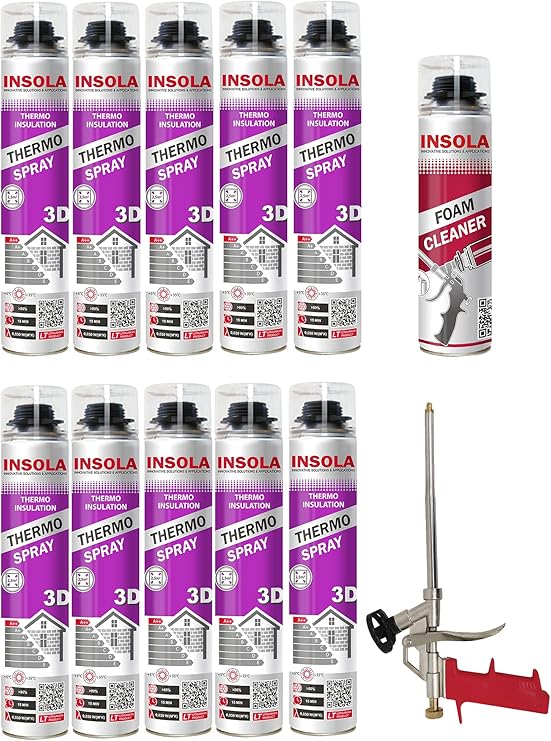 Mousse Expansive Polyuréthane Projetable par Pulvérisation - 850 ml ...