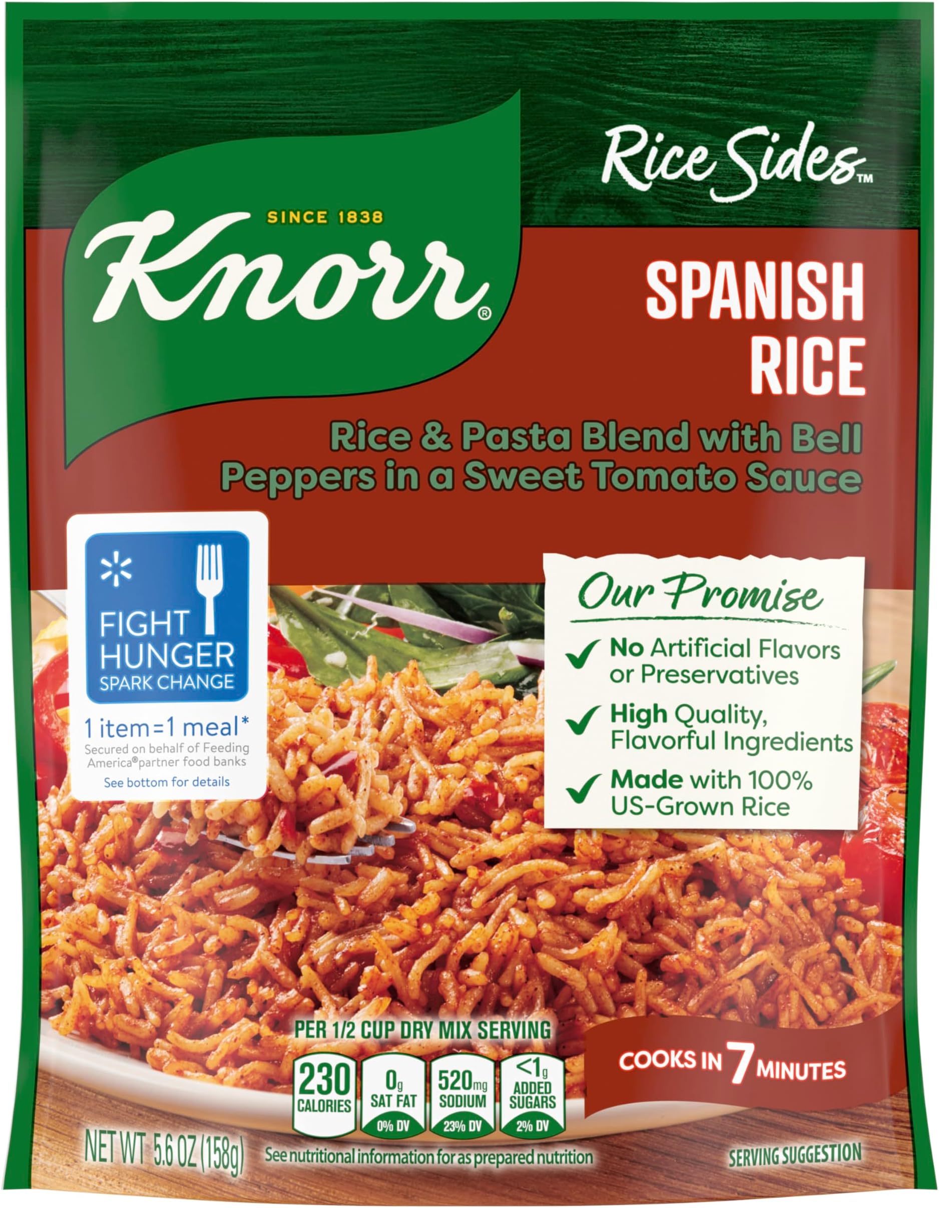 Amazon.com : Knorr Rice Sides Cheddar Broccoli, 5.7 Ounce (Pack of 6 ...