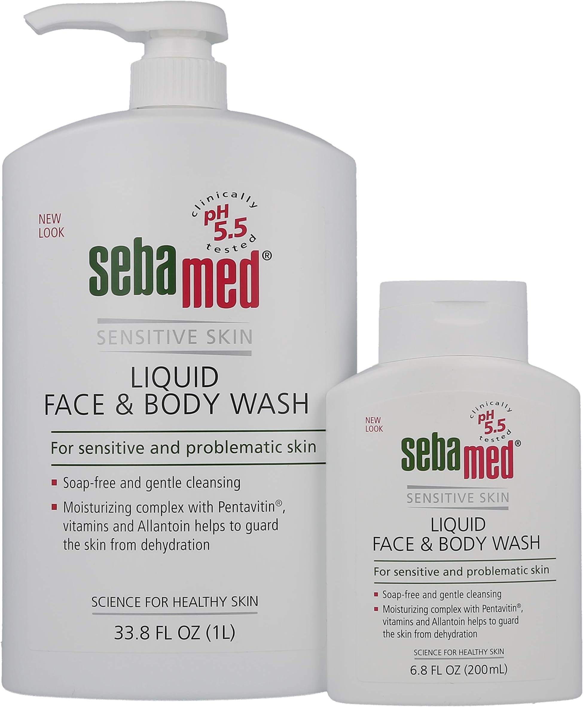 Amazon.com : SEBAMED Liquid Face and Body Wash (1 Liter) (1L + 200mL ...