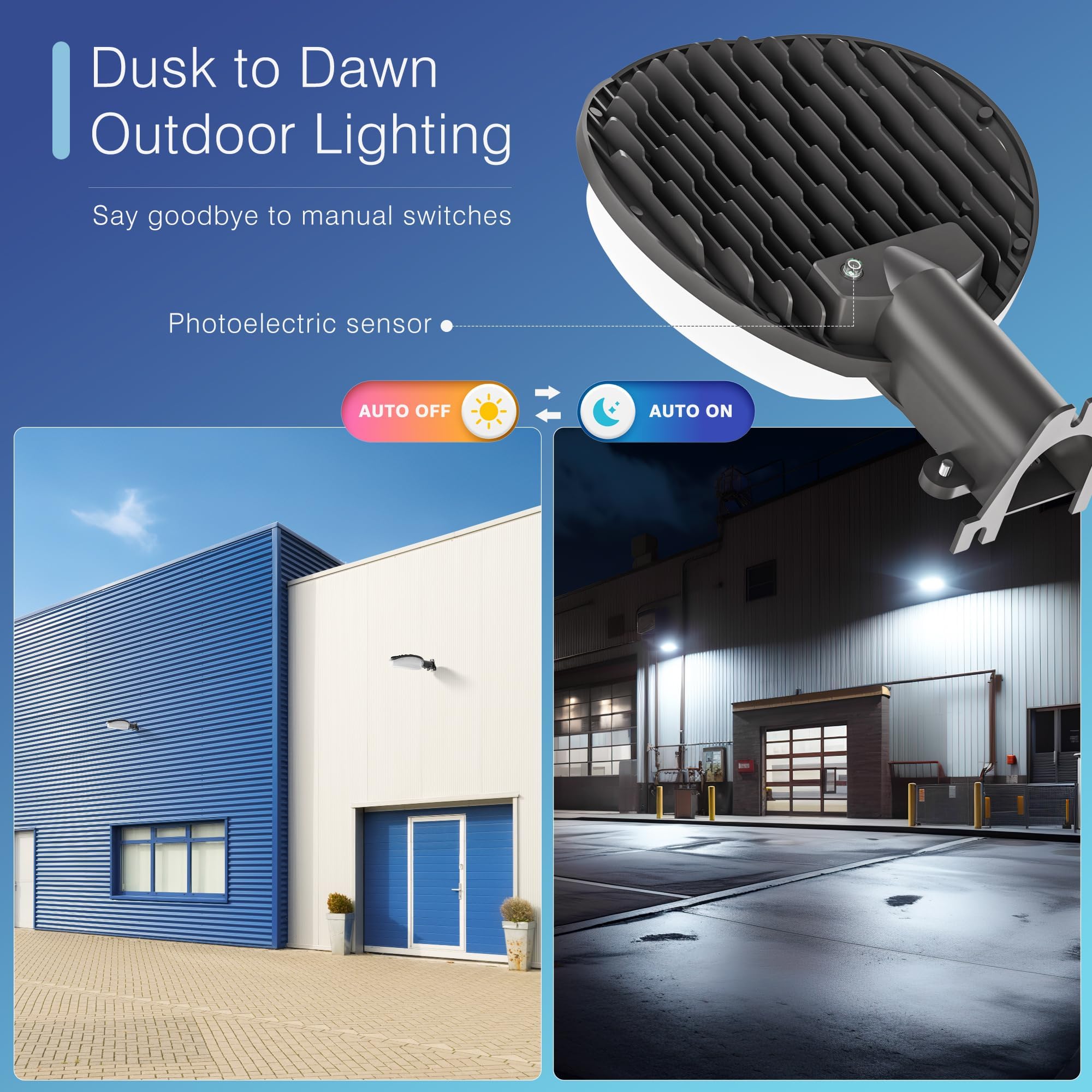 LED Barn Light Outdoor WYZM 75W LED Barn Light - Outdoor Security Flood ...