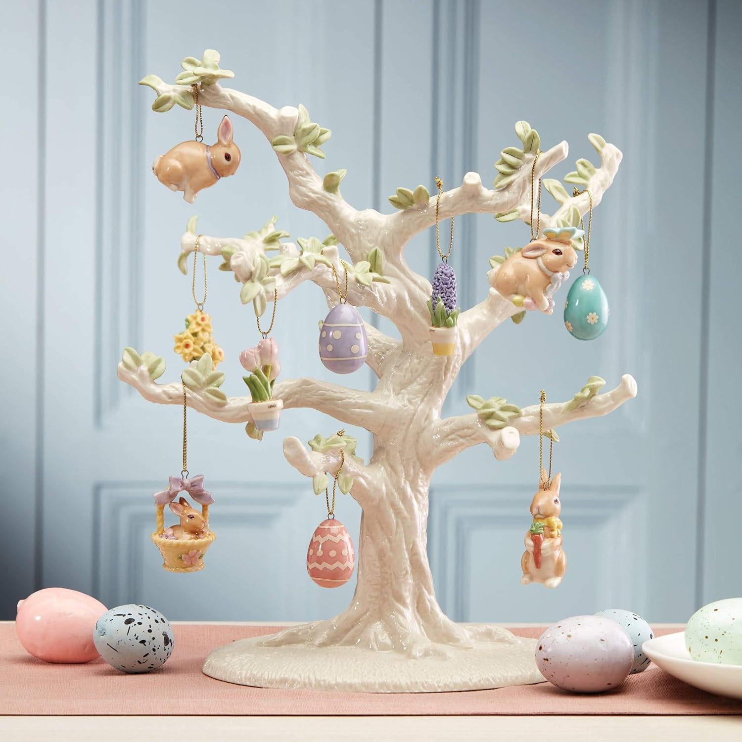 Amazon.com: Lenox Celebrate Easter 10-Piece Ornament Set, Tree not ...
