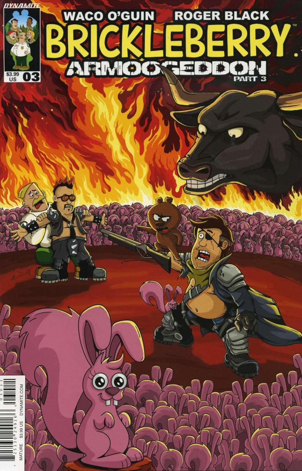 Amazon.com: Brickleberry #3 VF ; Dynamite comic book | Based on Daniel ...