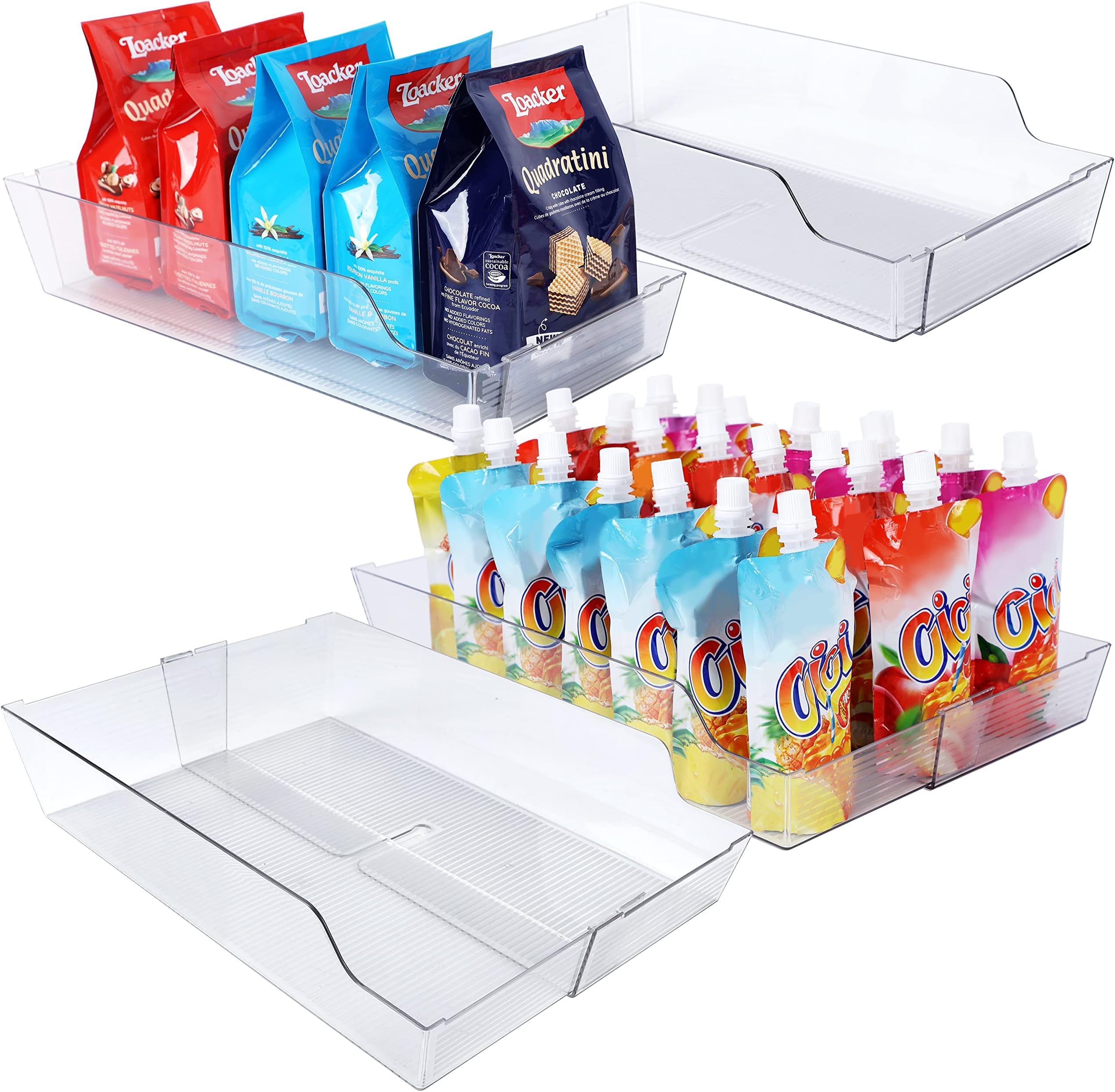 Amazon.com: bealy Clear Storage Drawer Pull Out Refrigerator Organizer ...