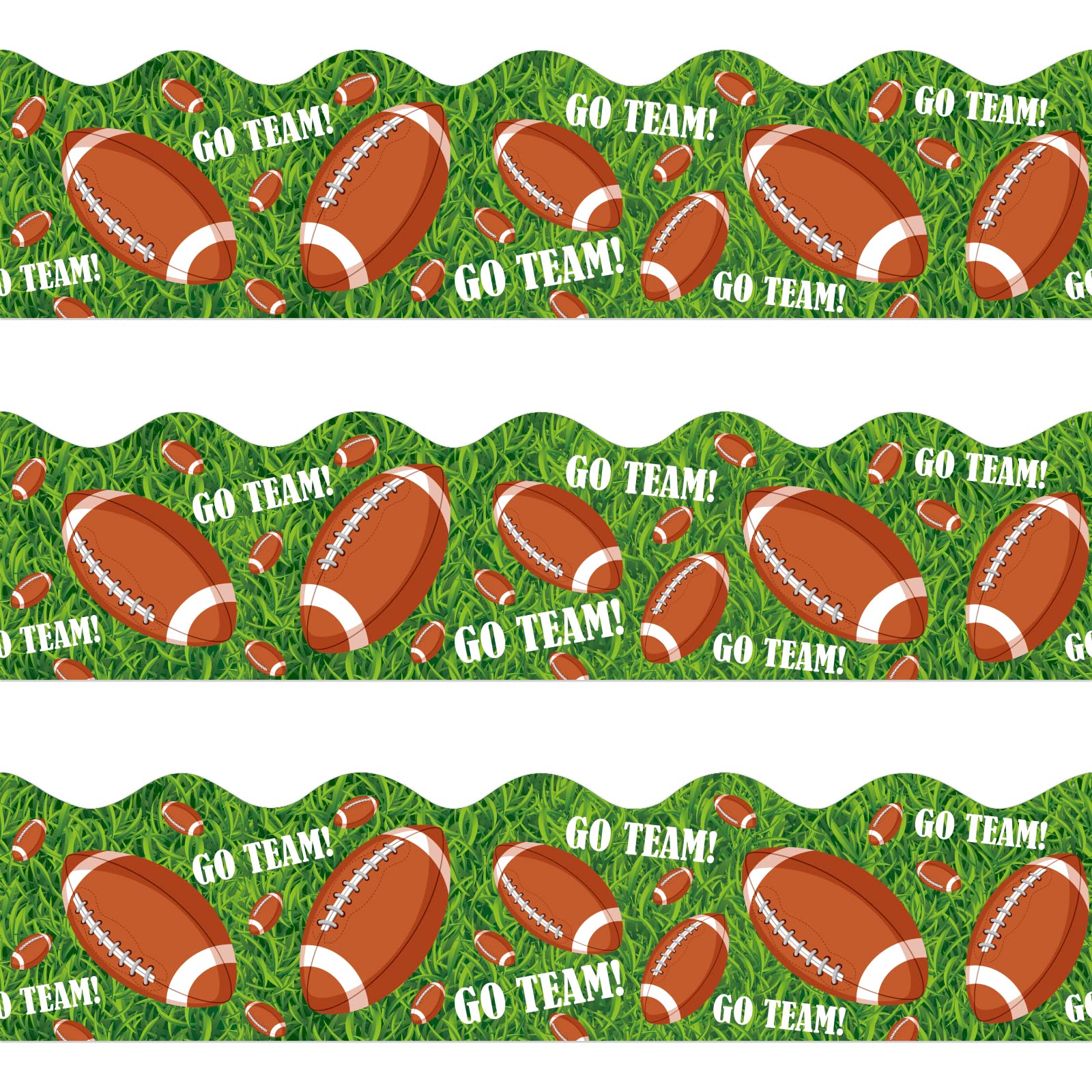 Amazon.com: 72 Feet Sports Bulletin Board Borders Rugby Border Trim for ...