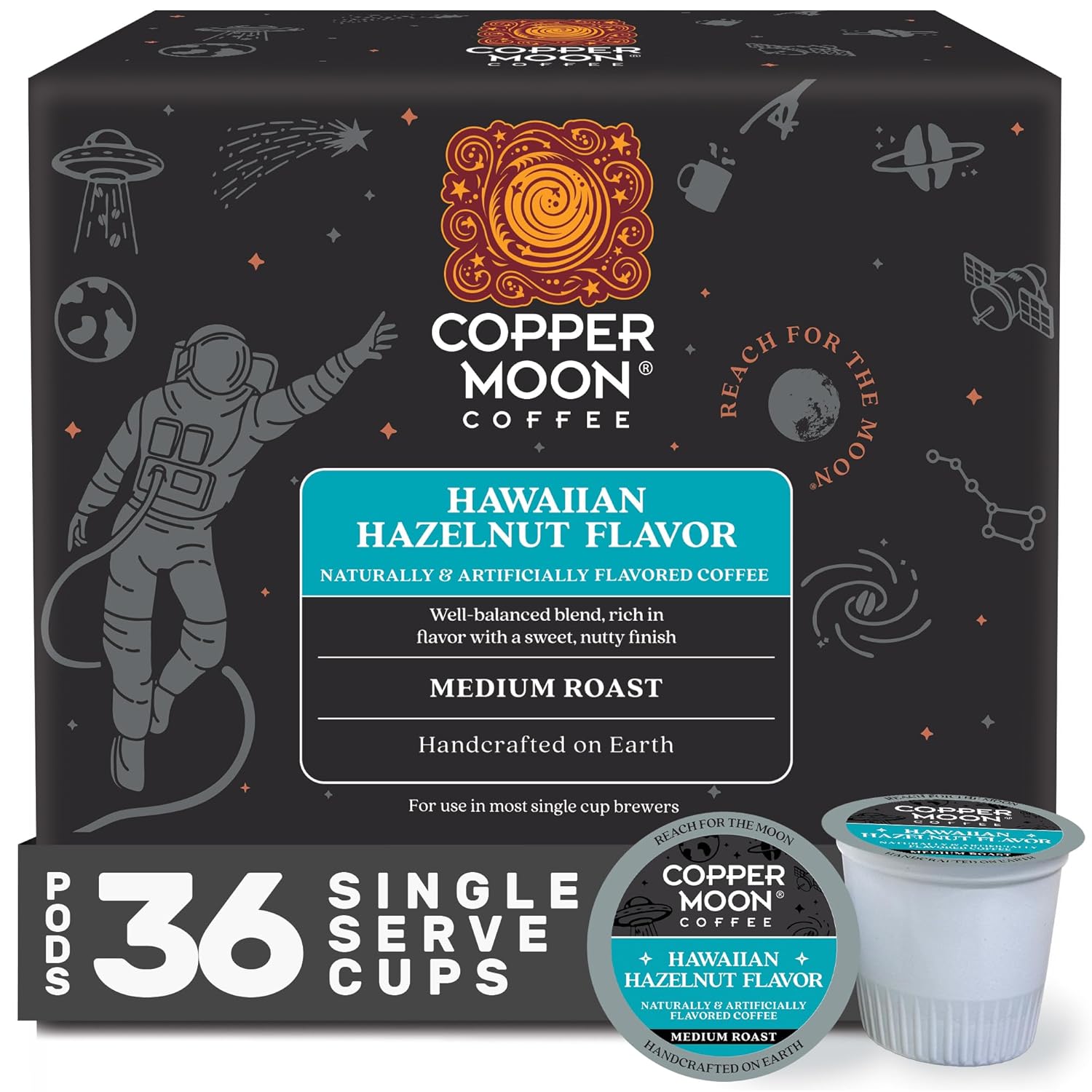 Amazon.com: Copper Moon Single Serve Coffee Pods for Keurig K-Cup ...