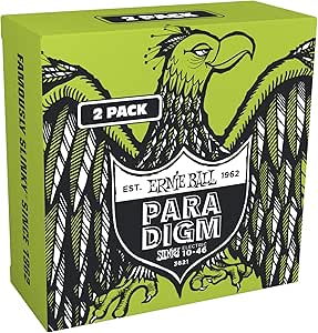 Ernie Ball Regular Slinky Paradigm Electric Guitar Strings 2-Pack - 10-46 Gauge : Amazon.ca ...