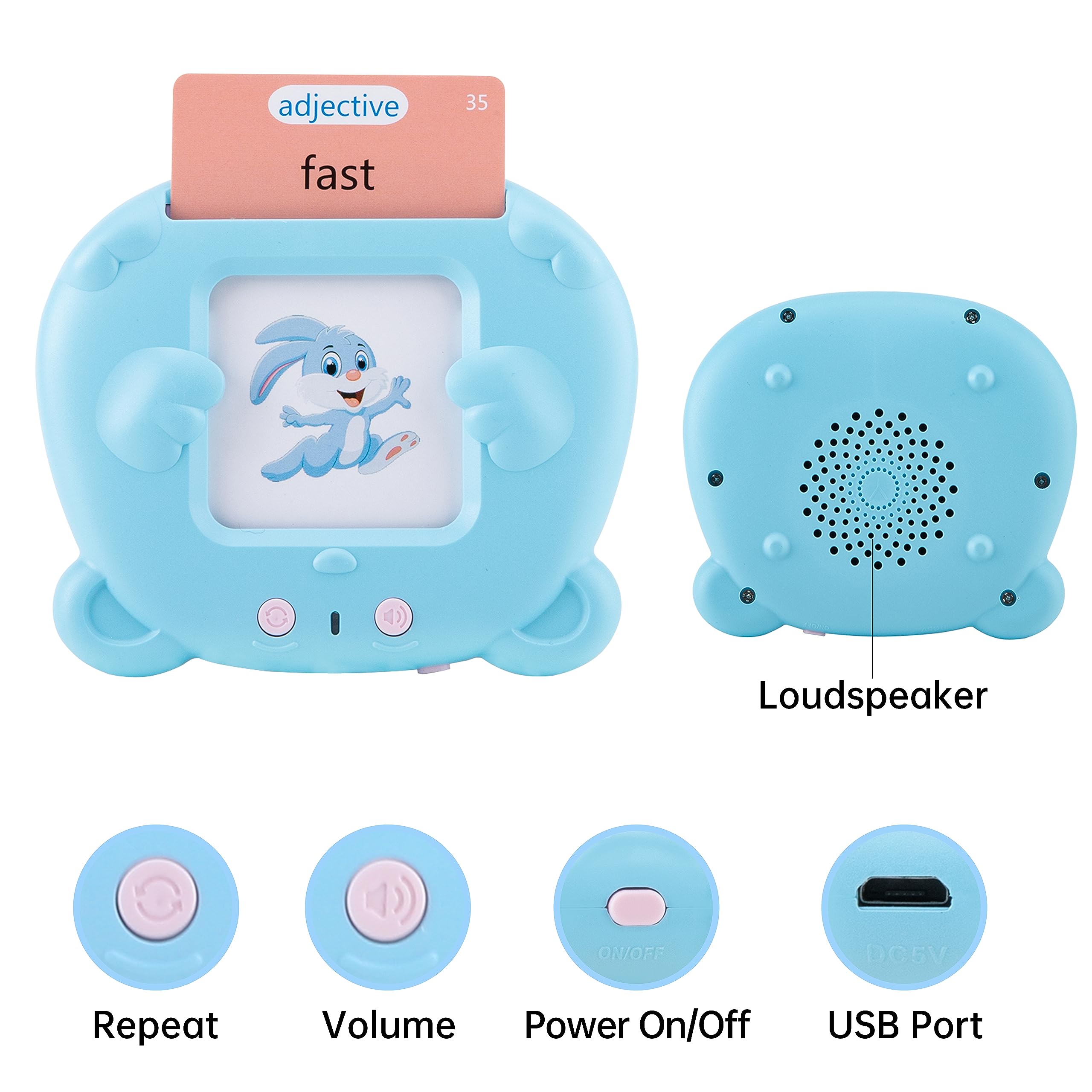 Snapklik.com : Agrigle Talking Flash Cards Pocket Speech Toys For 3 4 5 ...