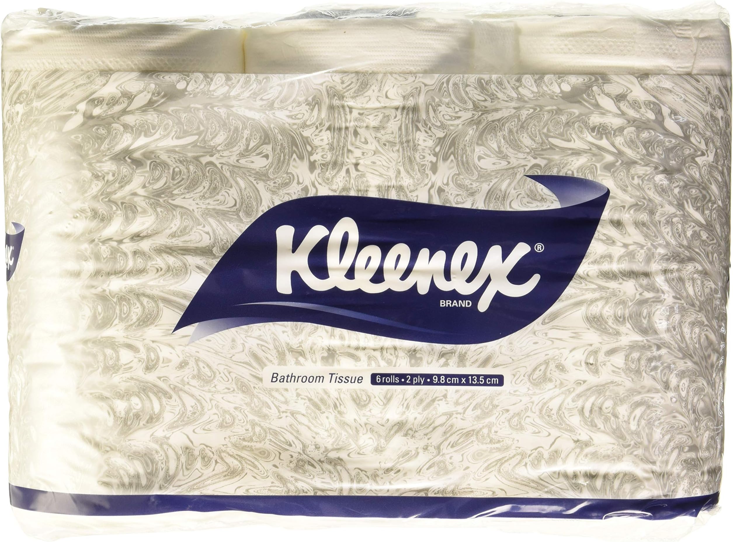 Kleenex® 2 ply Toilet Paper Tissue Roll, 6 Rolls, 160 Pulls/Roll (Total ...