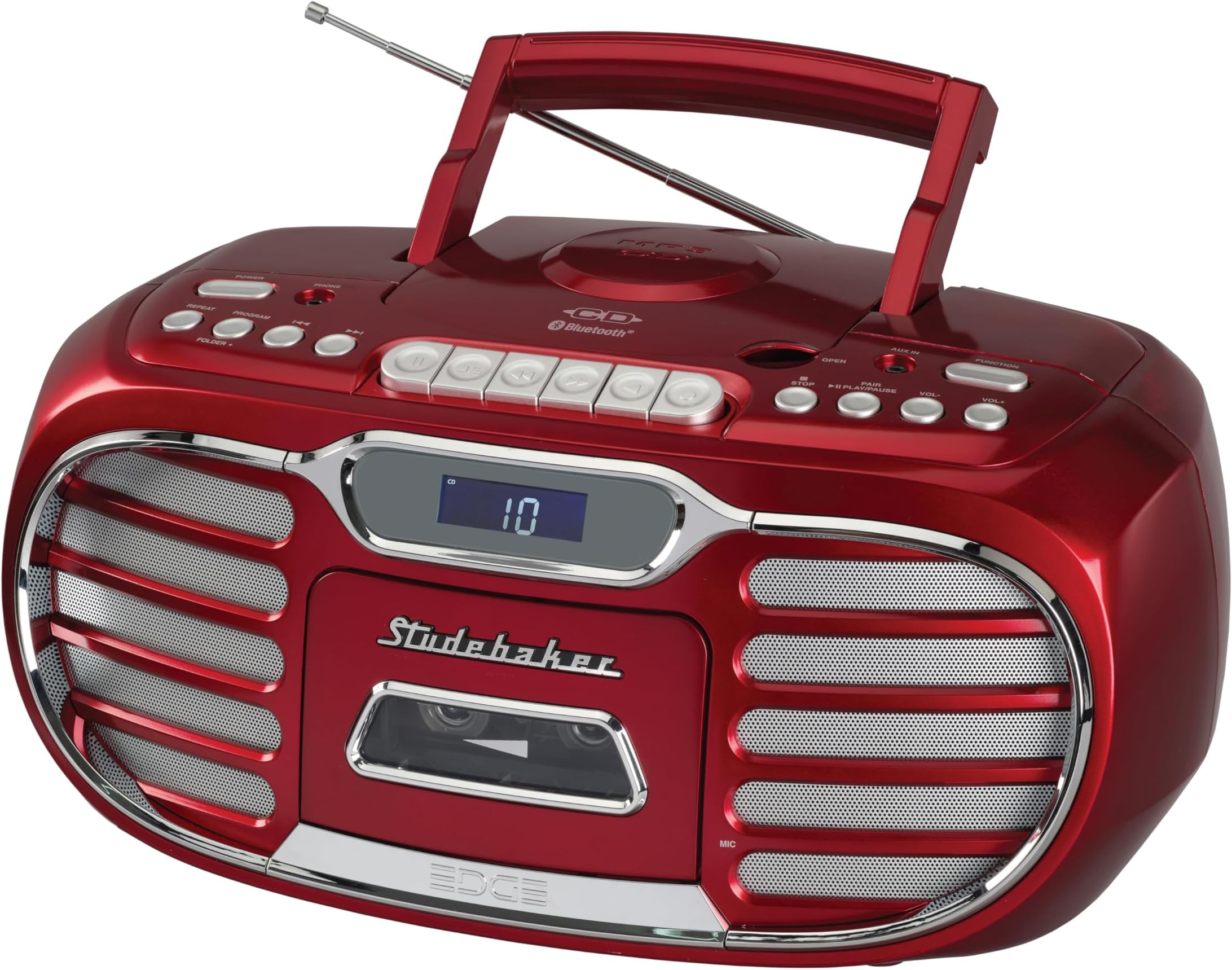 Amazon.com: Portable Stereo CD Player with Bluetooth, AM/FM Stereo ...