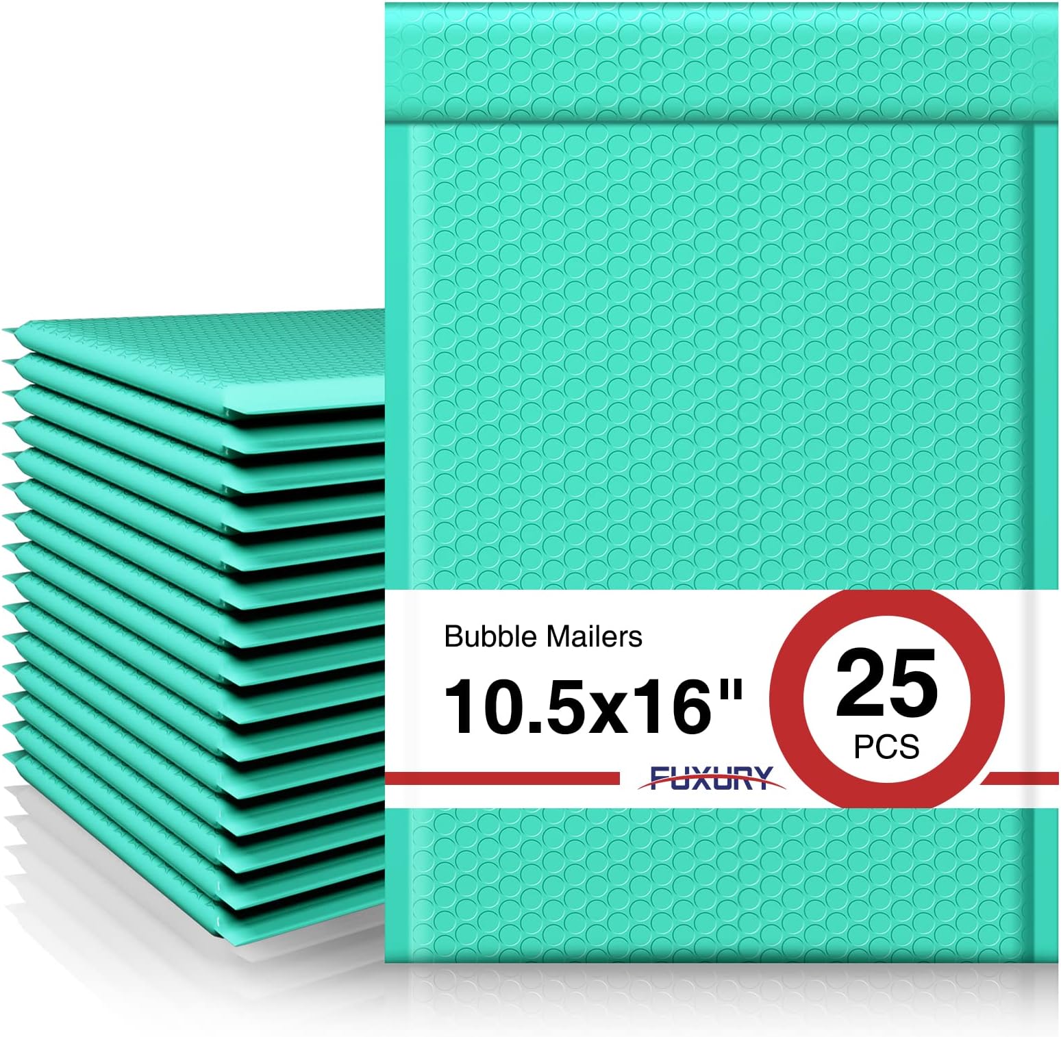 Fuxury Bubble Mailers 10.5x16 Inch 25 Pack Self Seal Padded Envelopes ...