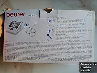 Beurer BM28 Blood Pressure Monitor with Adaptor comes with Advance ...