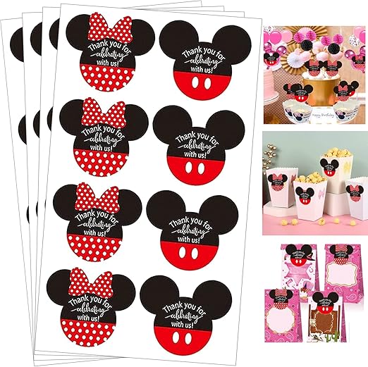 Amazon.com: Mouse Stickers Vinyl Chalkboard Stickers 2.38 x 2In Thank ...