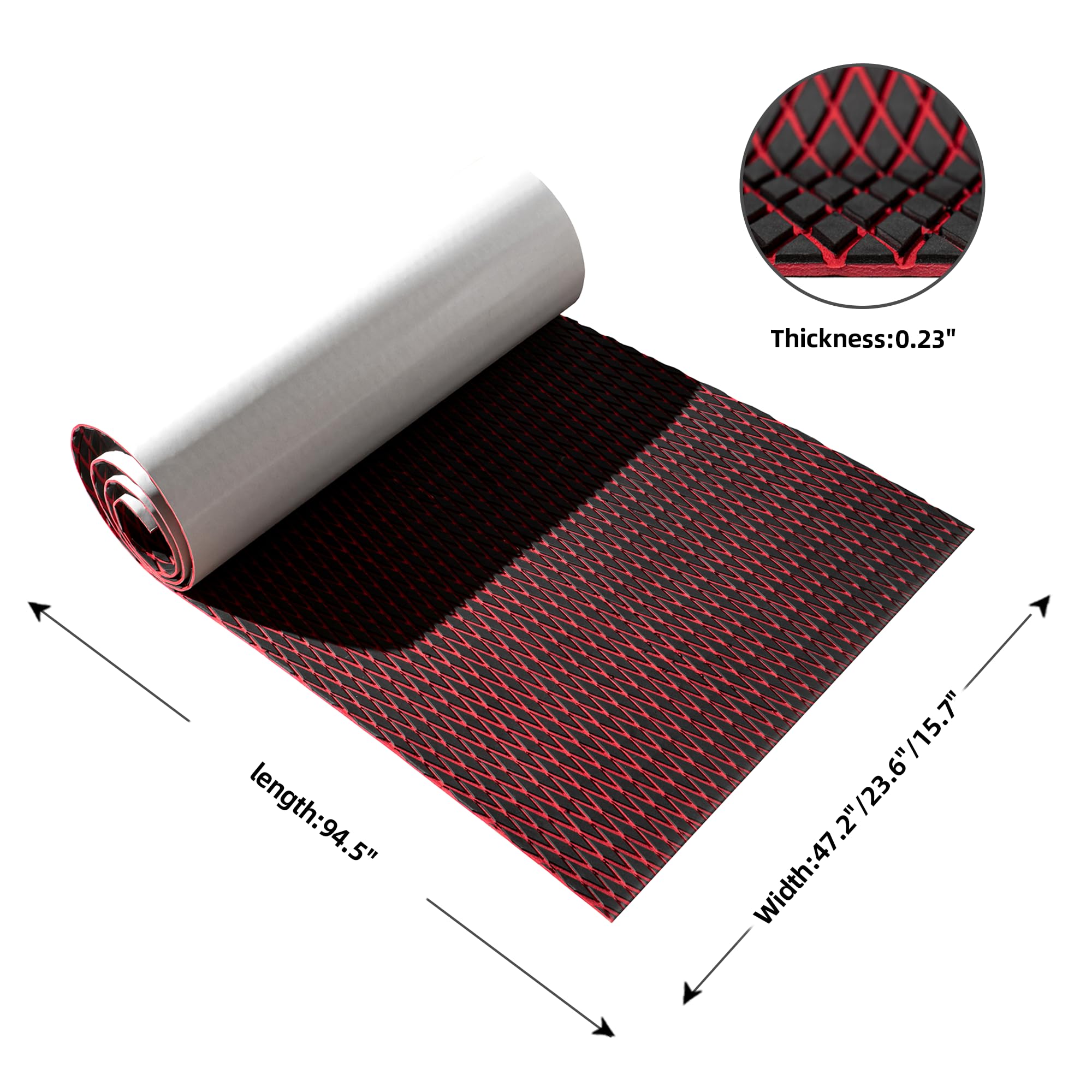 Snapklik.com : FOCEAN Boat Flooring - EVA Foam Boat Decking - Marine ...