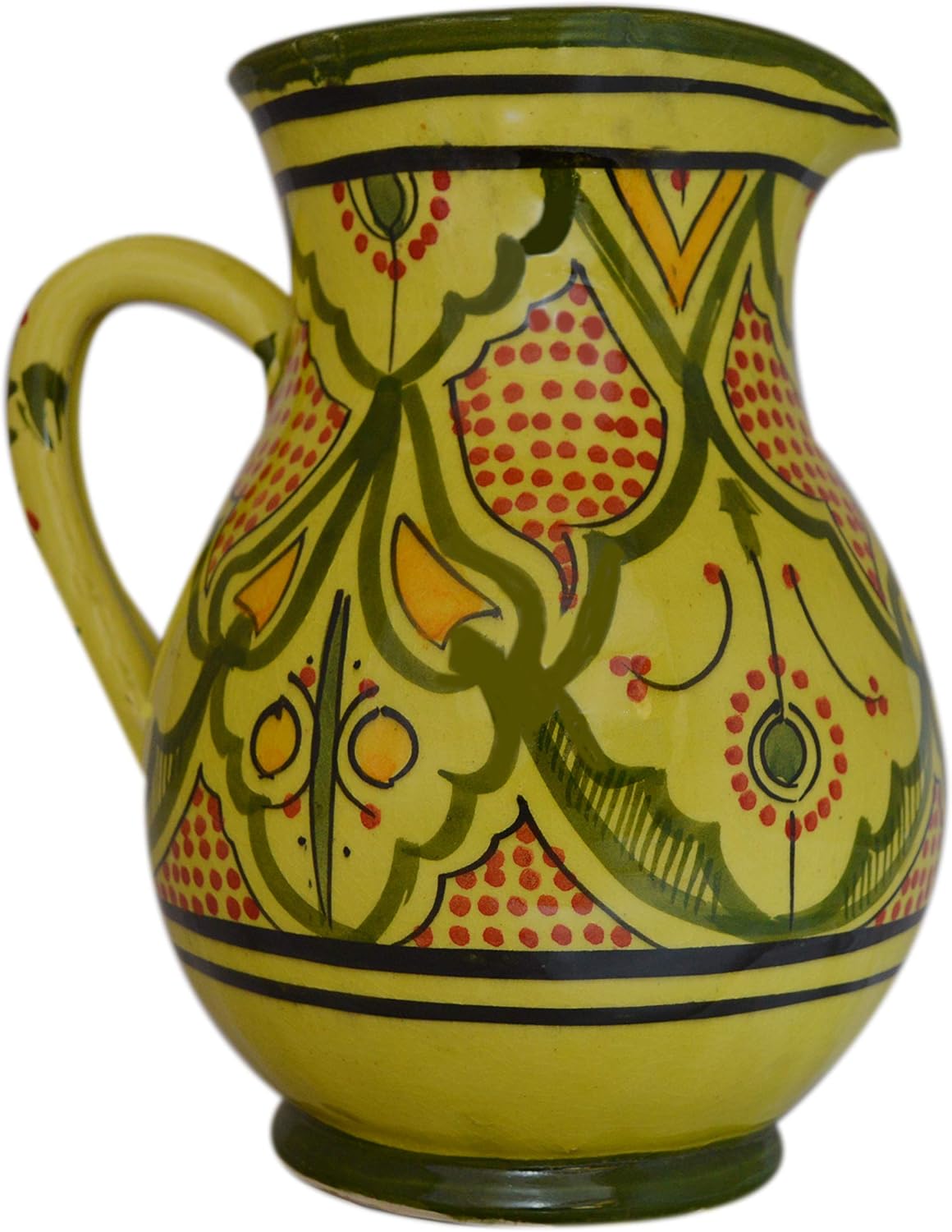 Amazon.com: Moroccan Pitchers Sangria Handmade Ceramic Carafe Beverage ...