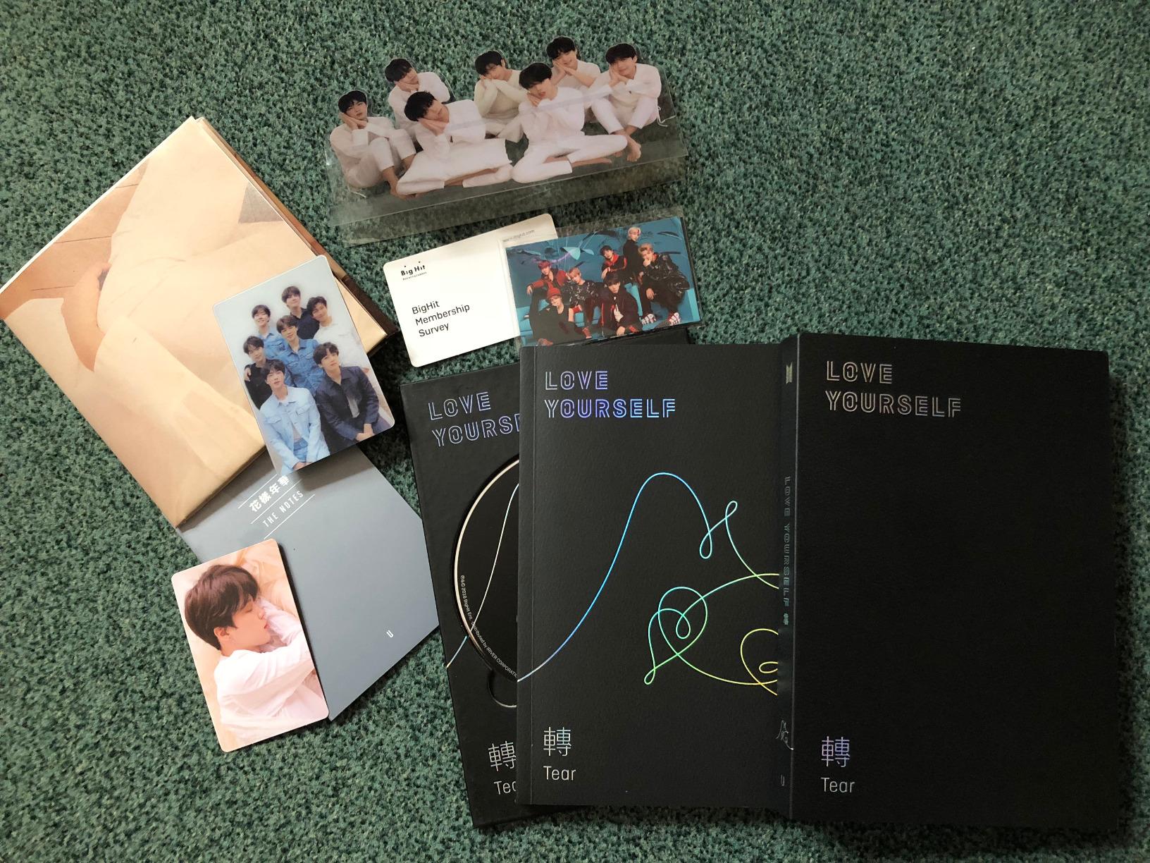BTS 3rd Album - LOVE YOURSELF 轉 TEAR [ U ver. ] CD + Photobook + Mini ...