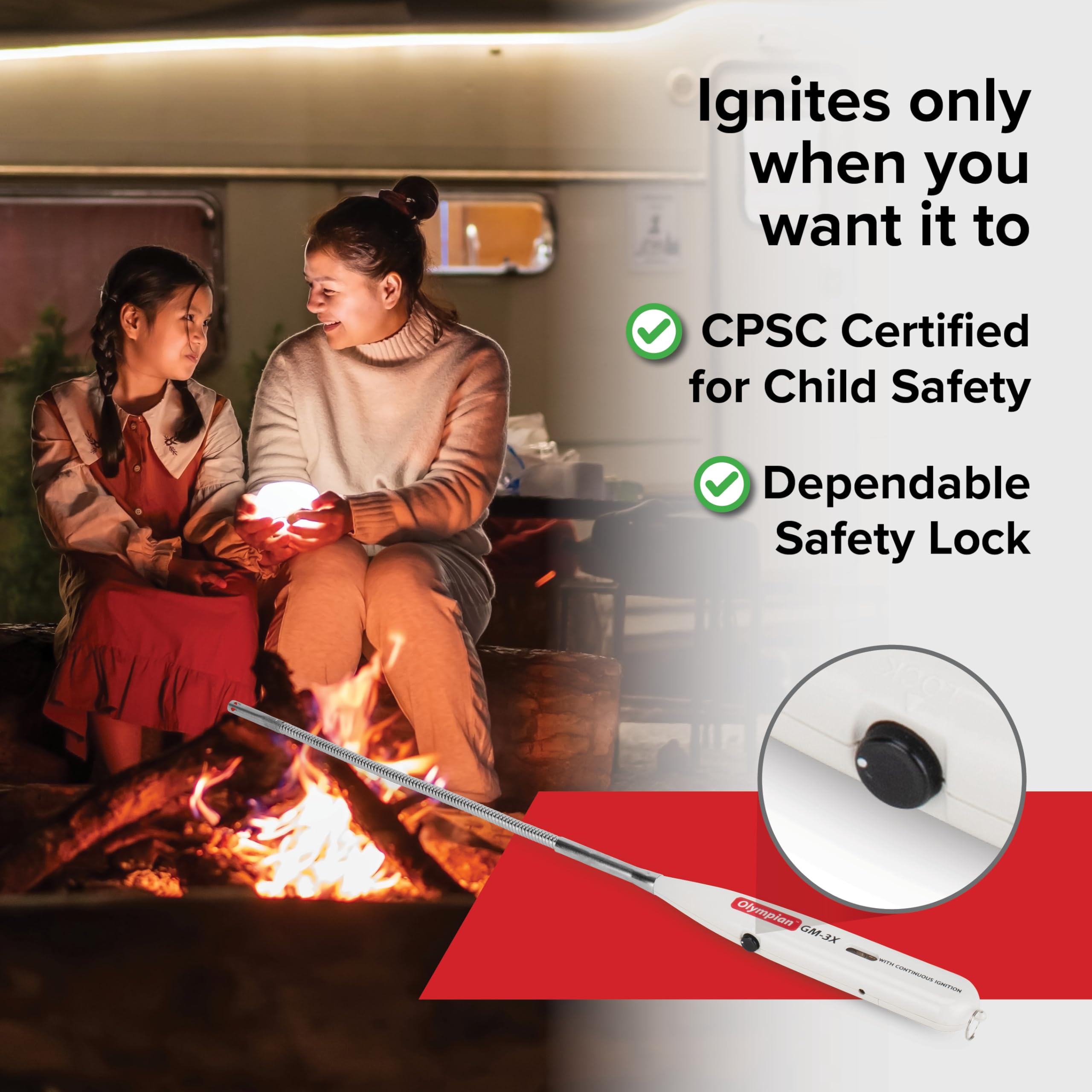 Snapklik.com : Camco Olympian GM-3X Adjustable Flame Gas Match ...