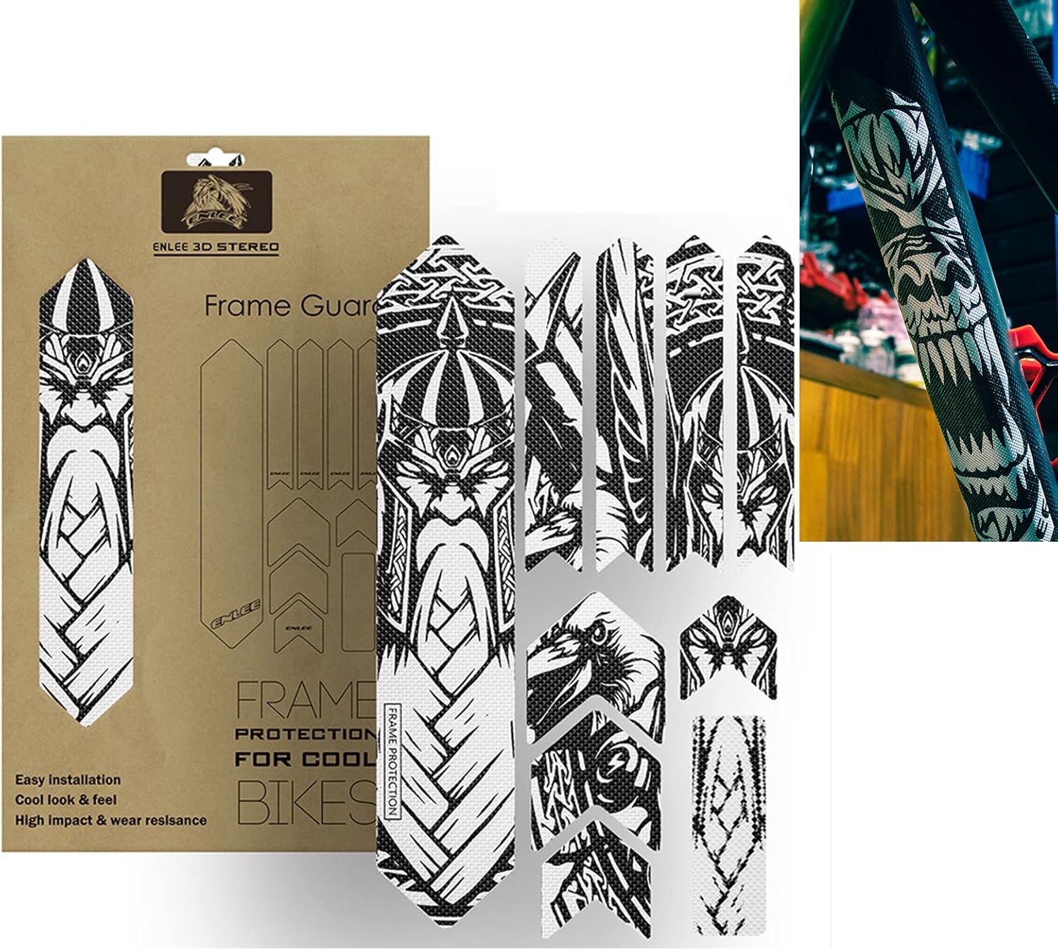 ENLEE Mountain Bike Frame Protector- Do Great at Protecting Your ...