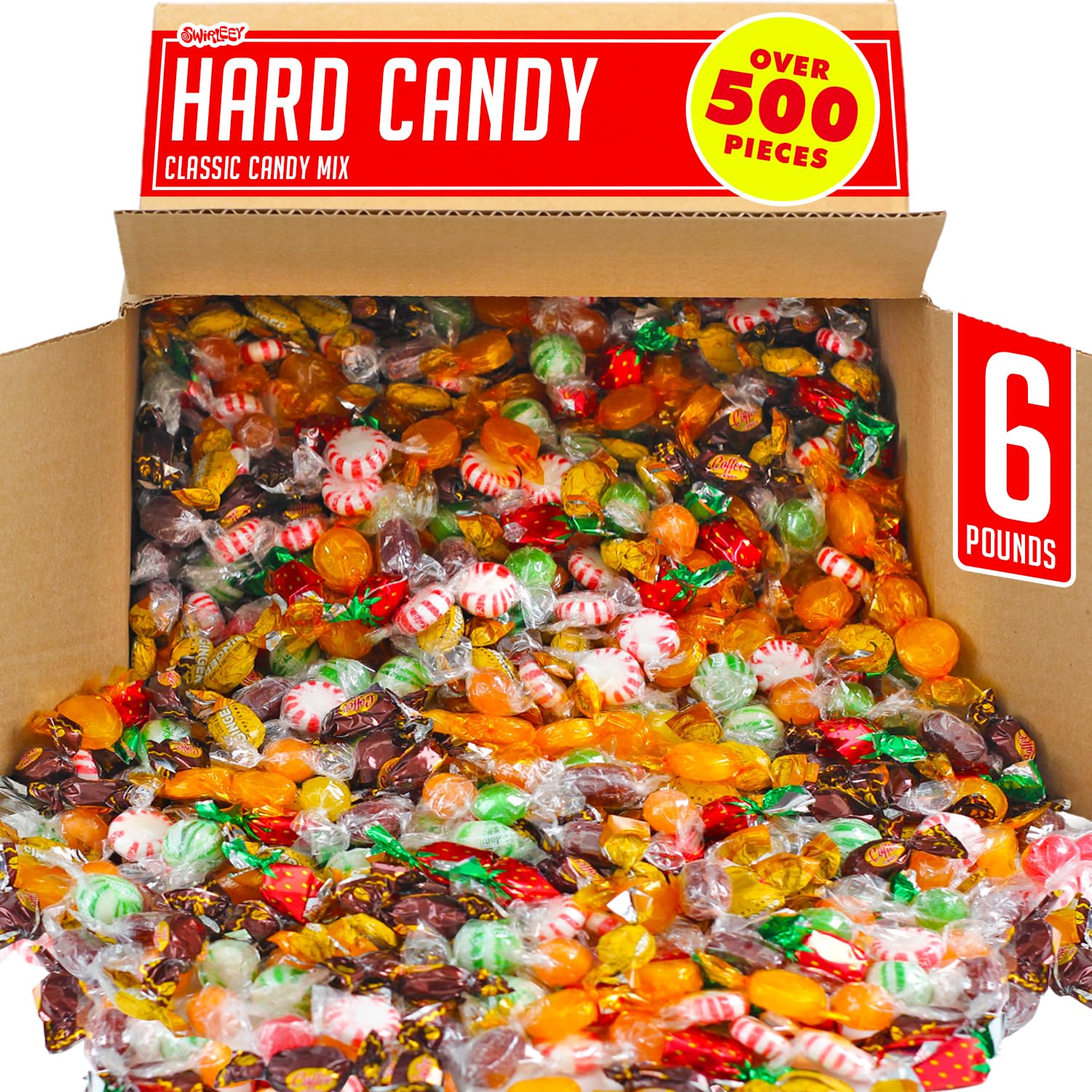 Hard Candy Assortment - 8 Pounds - Big Bulk Office Hard Candies Mix ...