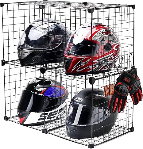Amazon.com: Helmet Display Case, Jcabin Helmet Case Full Size Wall ...