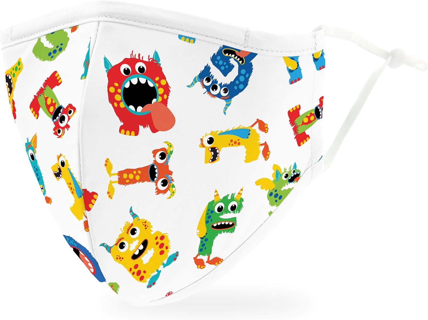 Amazon.com: WEDDINGSTAR 3-Ply Adult Washable Cloth Face Mask Reusable ...