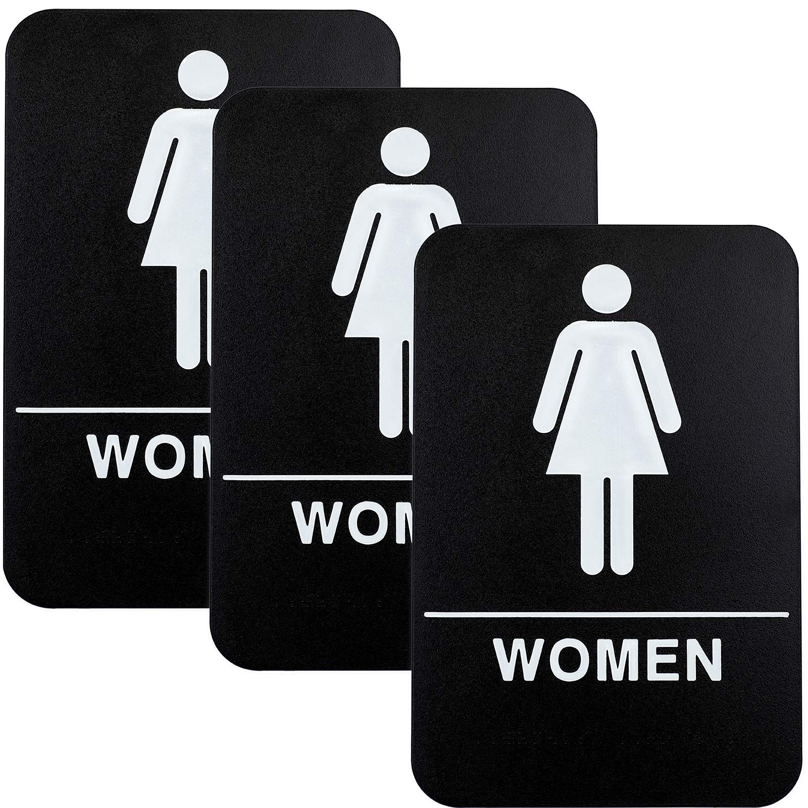 Amazon.com : Excello Global Products Plastic Restroom Sign: Easy to ...