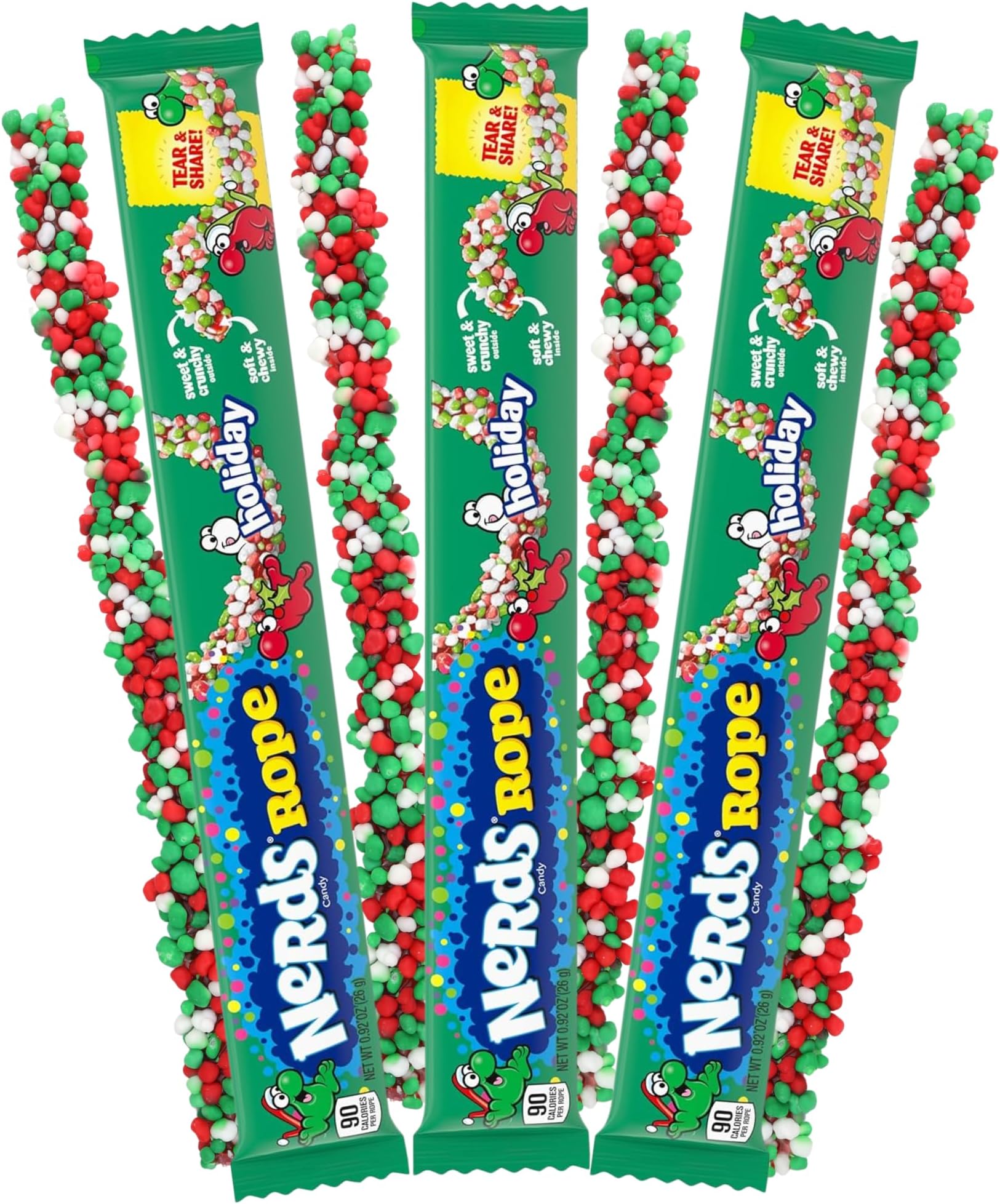 Amazon.com : NERDS Gummy Clusters, Candy, Rainbow, Crunchy and Gummy ...