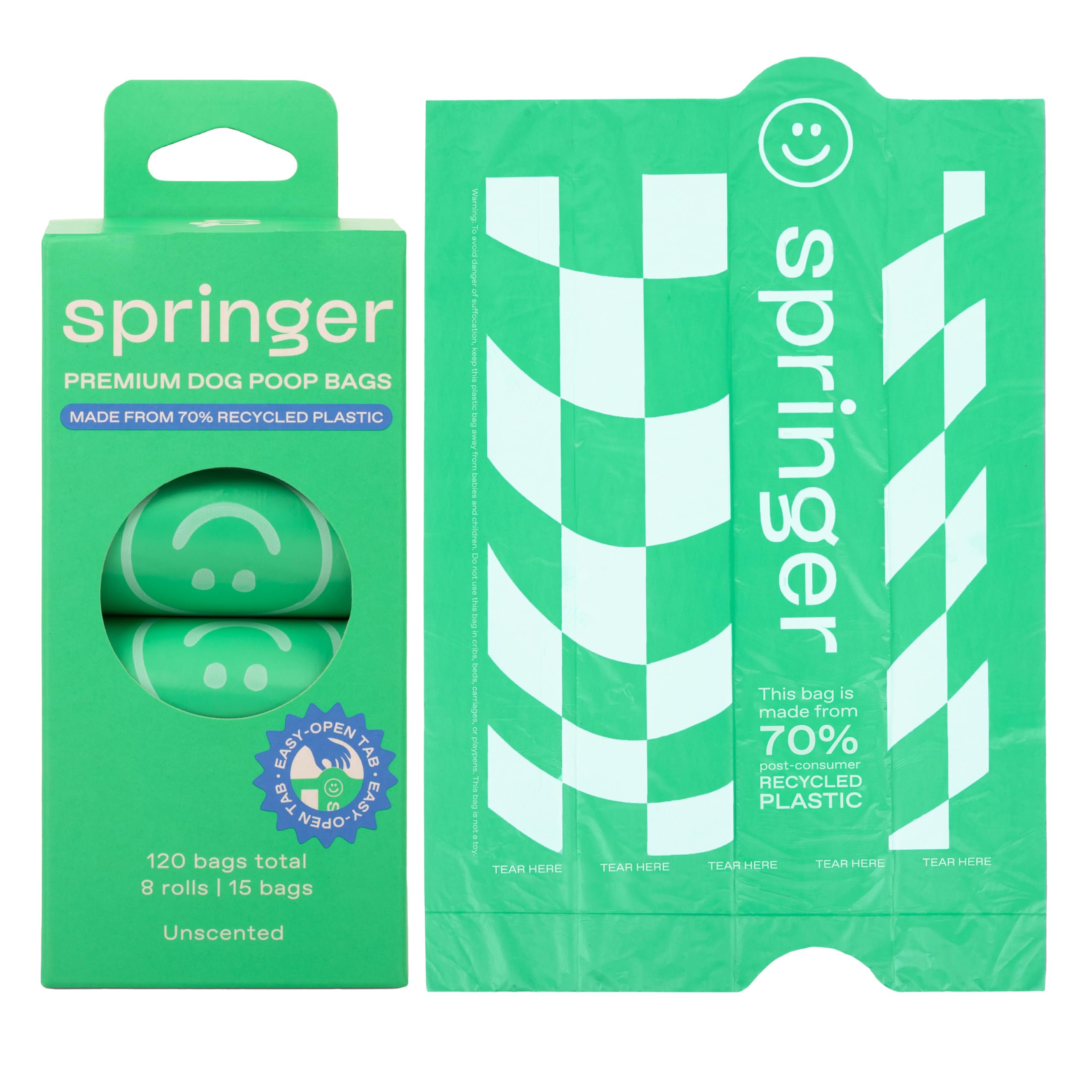 Snapklik.com : Springer Premium Dog Poop Bags - 8 Roll (120 Bags ...