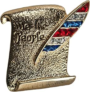 Amazon.com: American Constitution Pin: Brooches And Pins: Clothing ...