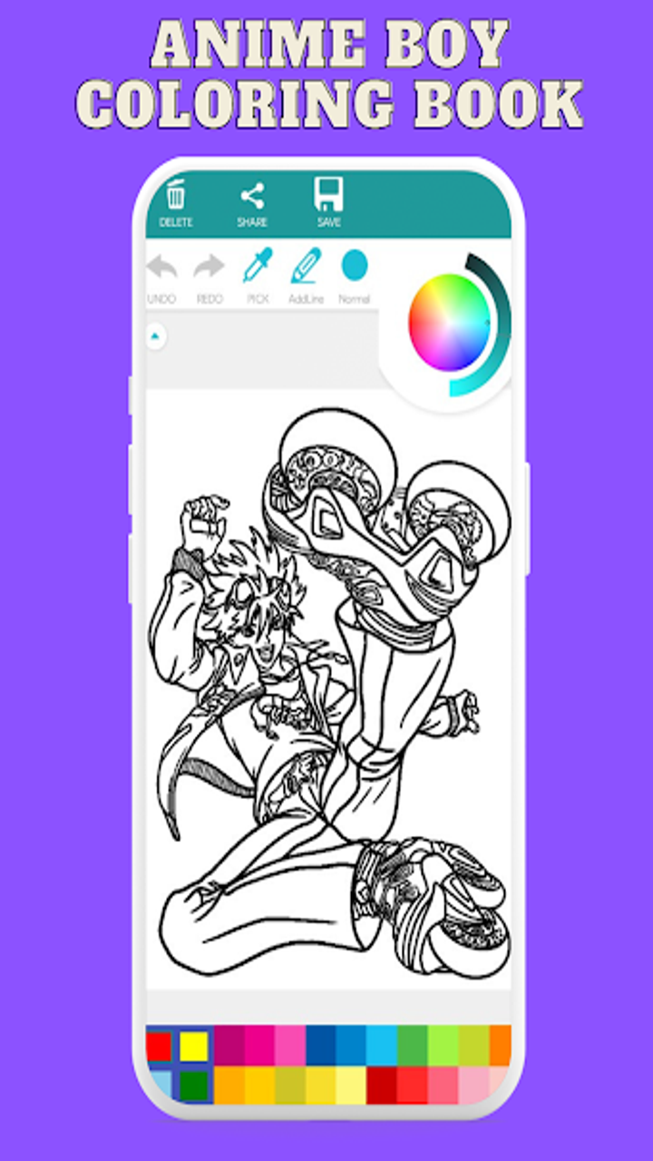 Cool Anime Boy Coloring Book-Amazonアプリストアのアプリ