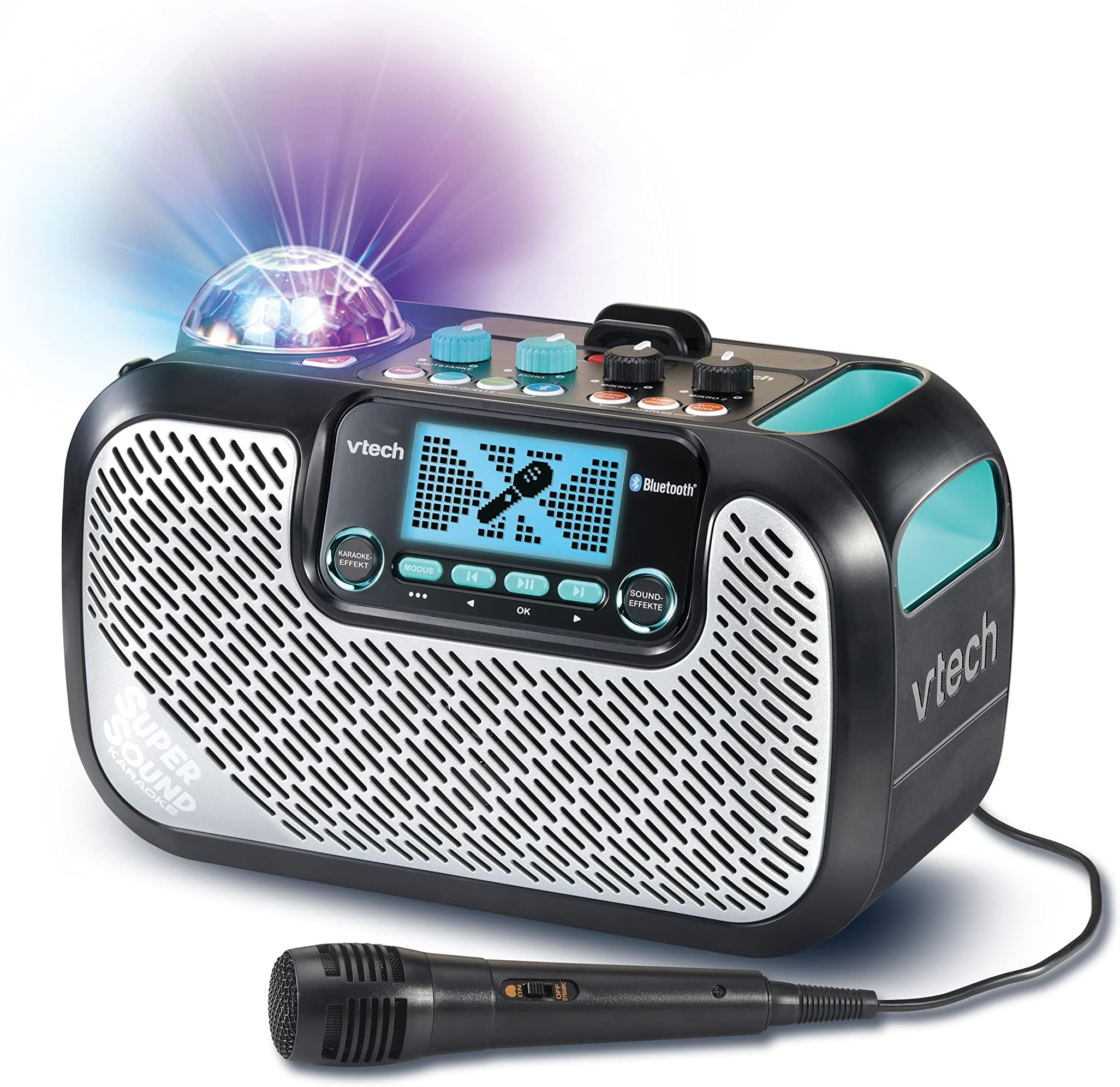 Auna KTV Karaoke Musikbox mit Mikrofon, Bluetooth Karaoke-Maschine mit ...