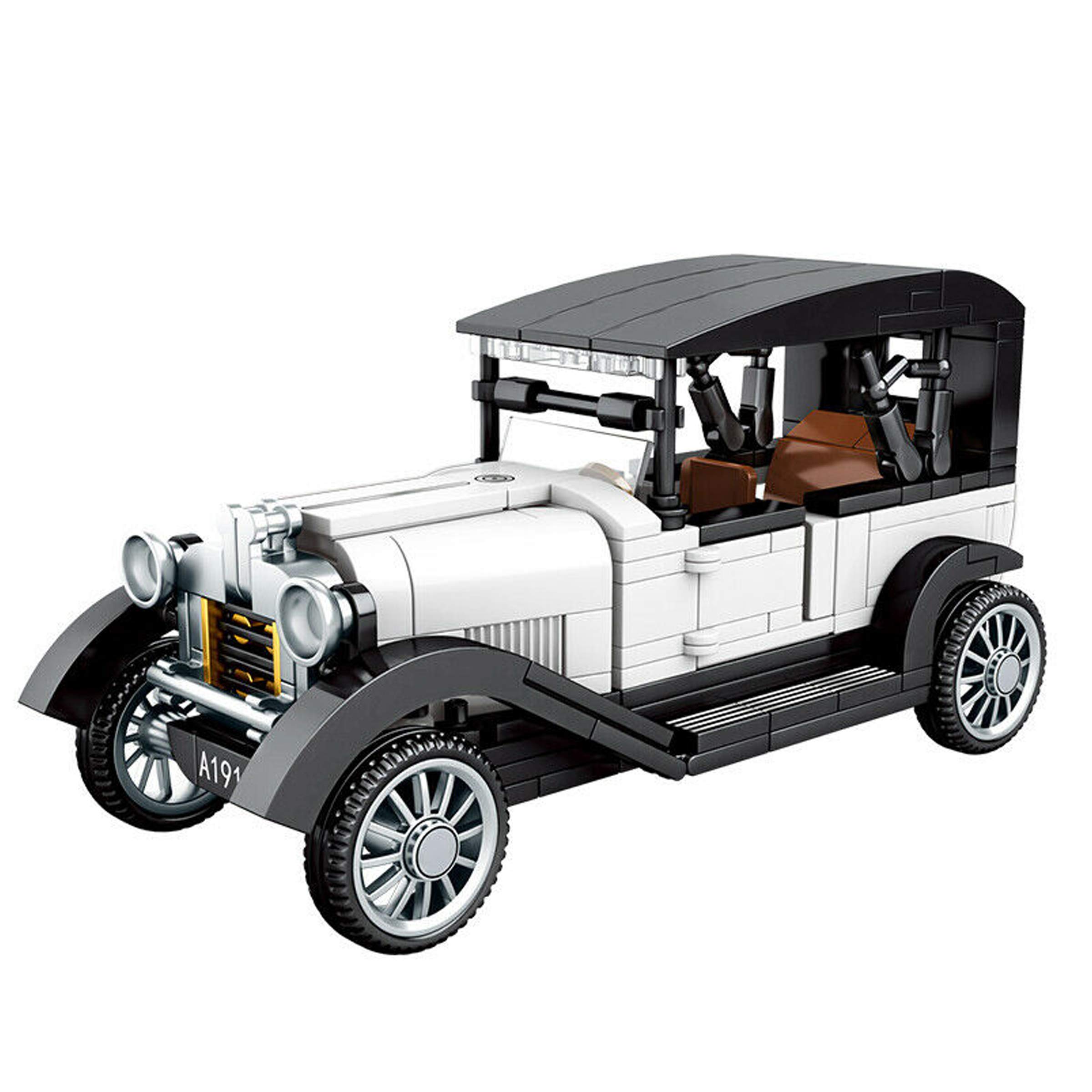 Buy mittali dispatch Vintage Car Model Building Block Brick Set Kit ...