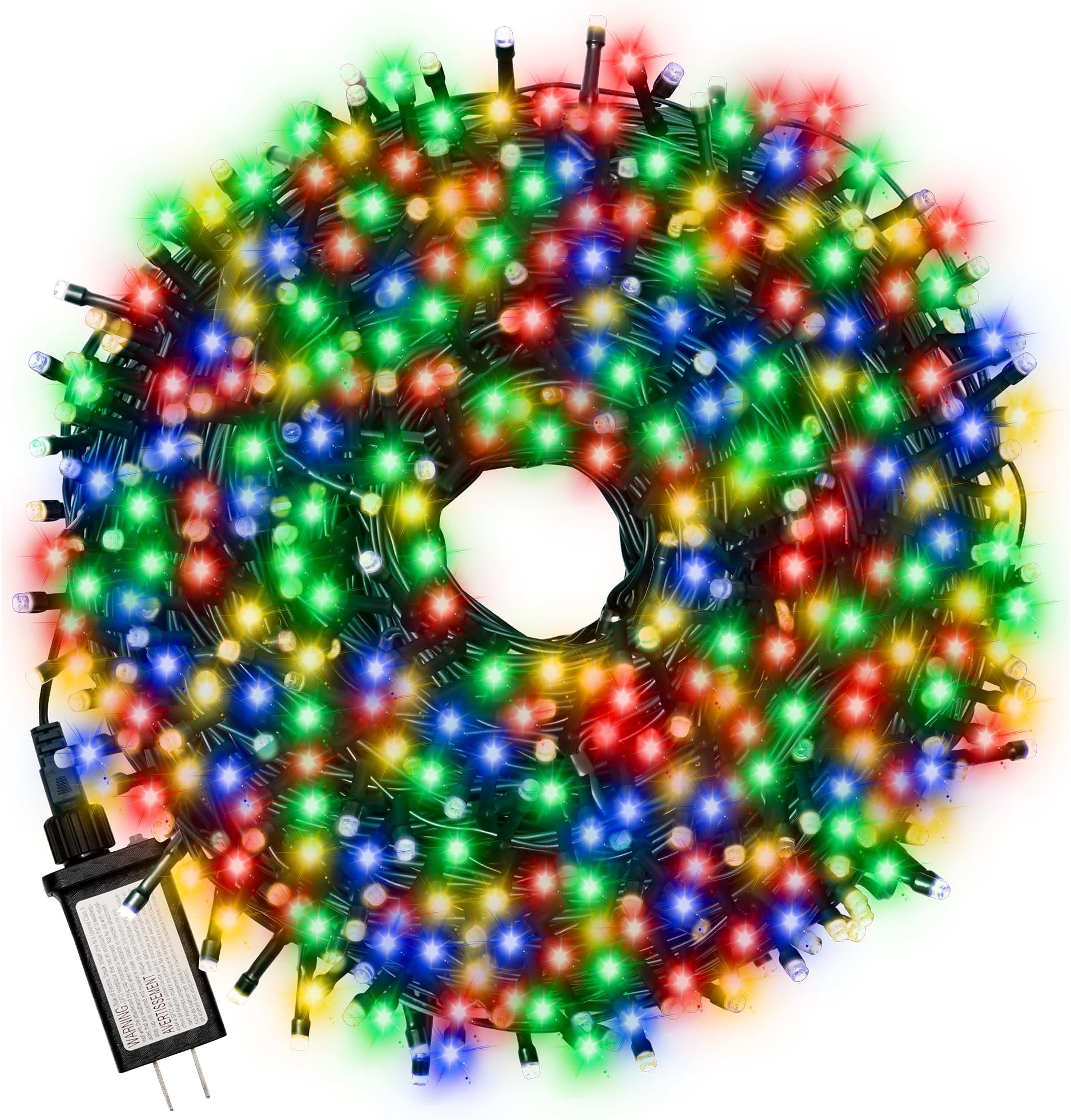Amazon.com: MULTI-SPARKING Multicolor Christmas Lights (11 Feet, 35 ...
